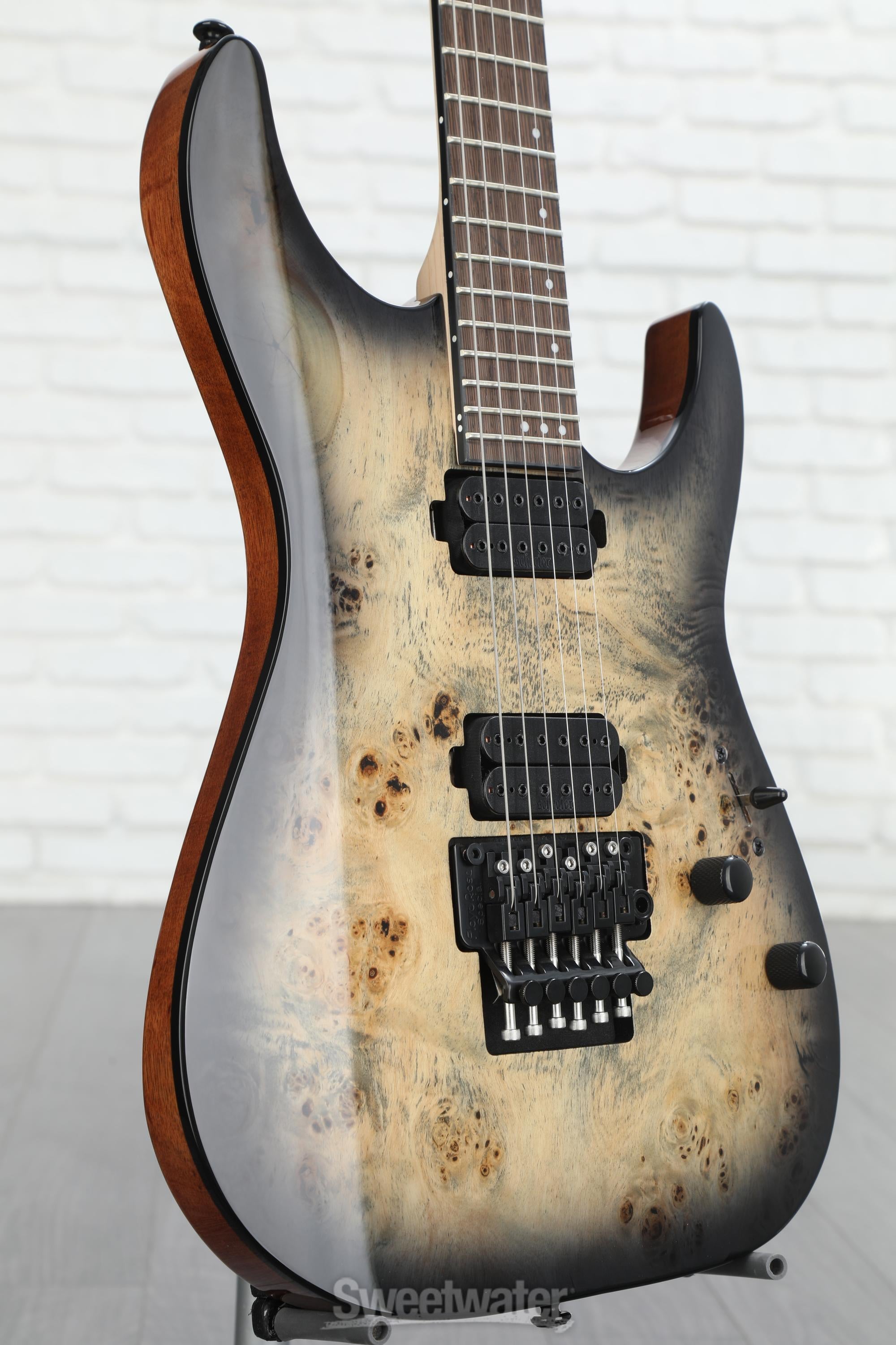 Schecter C-6 FR Pro Electric Guitar - Charcoal Burst, Sweetwater Exclusive