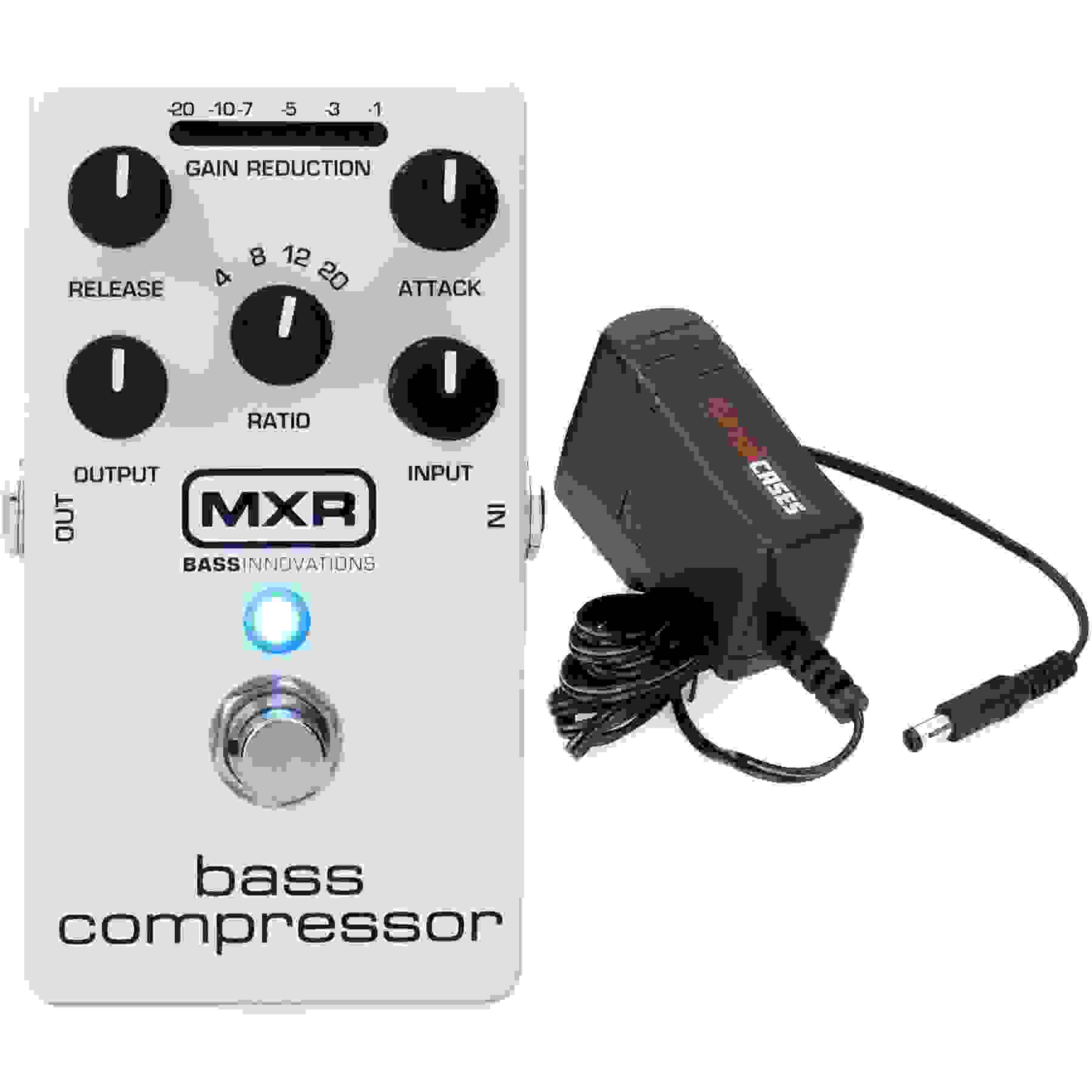 MXR M87 Bass Compressor Pedal with Power Supply | Sweetwater