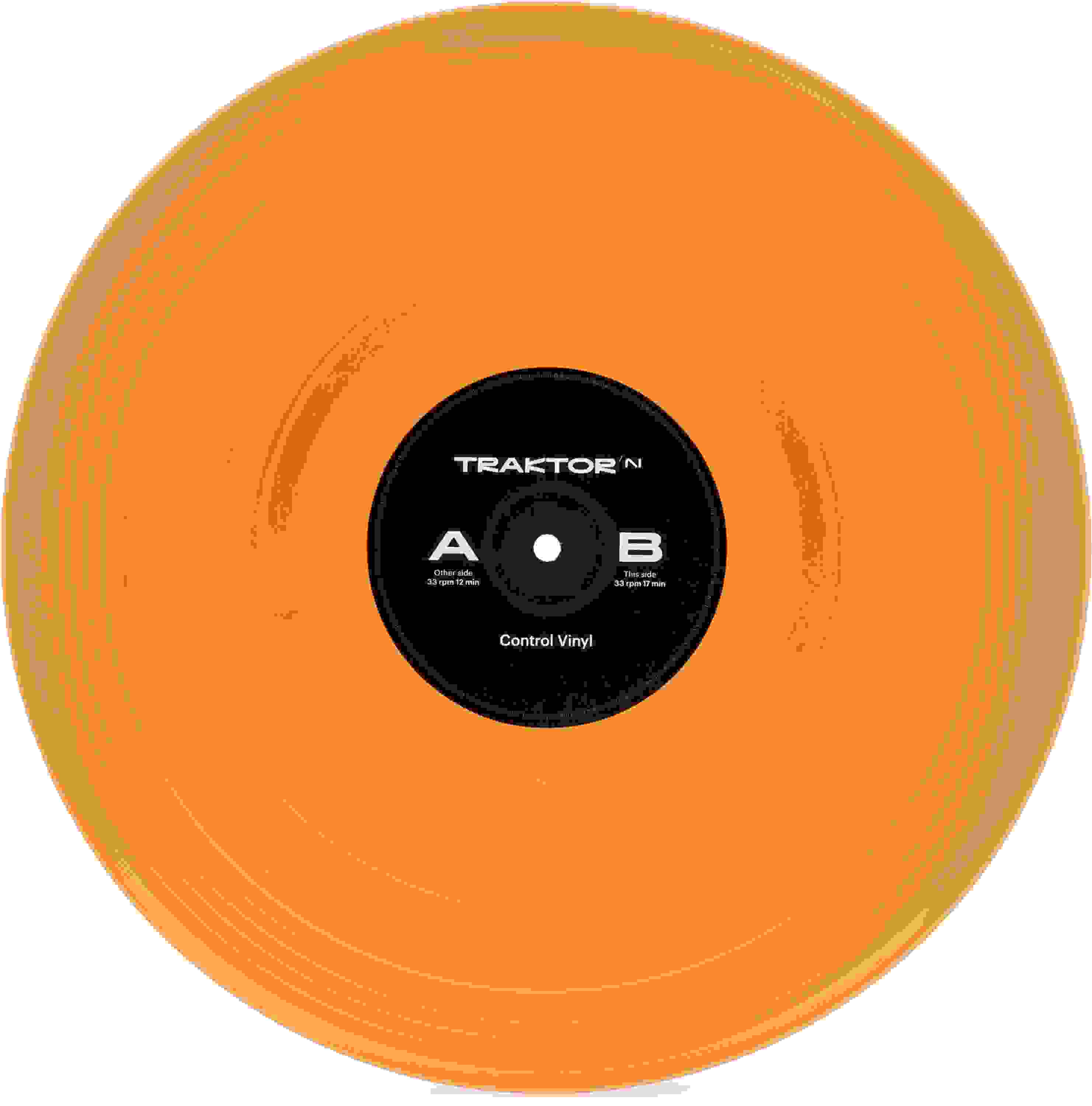 Native Instruments Traktor Control Vinyl - Single Vinyl, Orange ...
