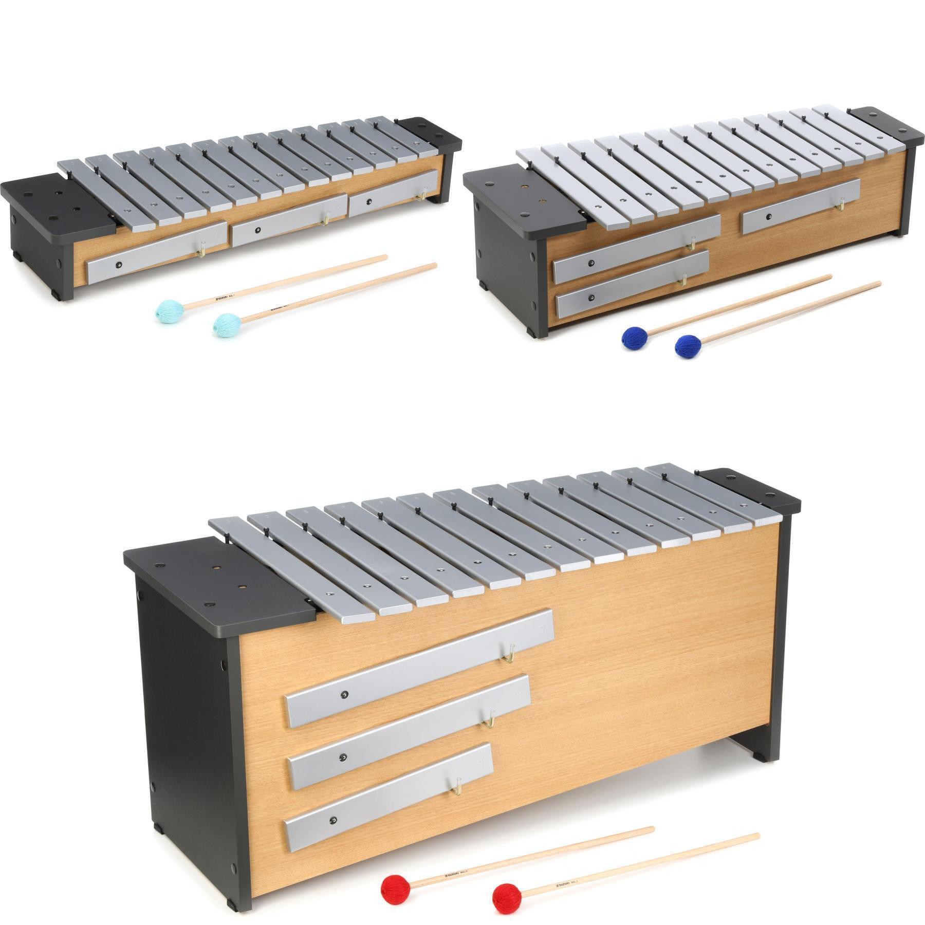 Suzuki 16-U Metallophone 3 Piece Bundle | Sweetwater