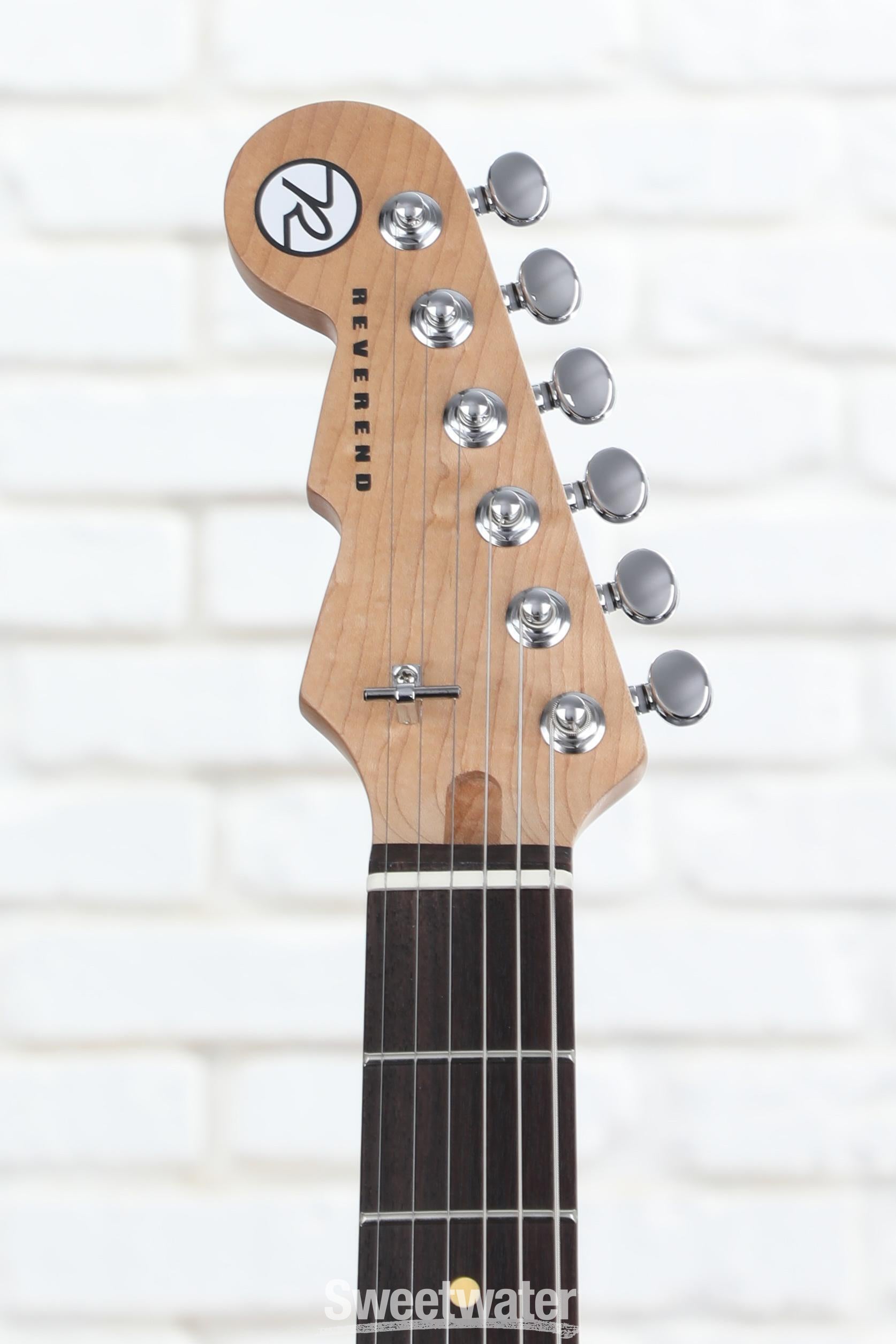 Reverend Charger 290 Left-handed Solidbody Electric Guitar - Periwinkle ...