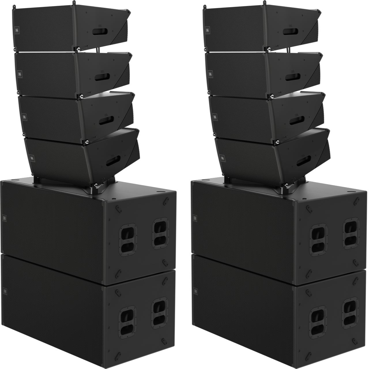 JBL SRX910LA 8 Powered Line Array 4 Powered Subwoofer Ground PA System ...