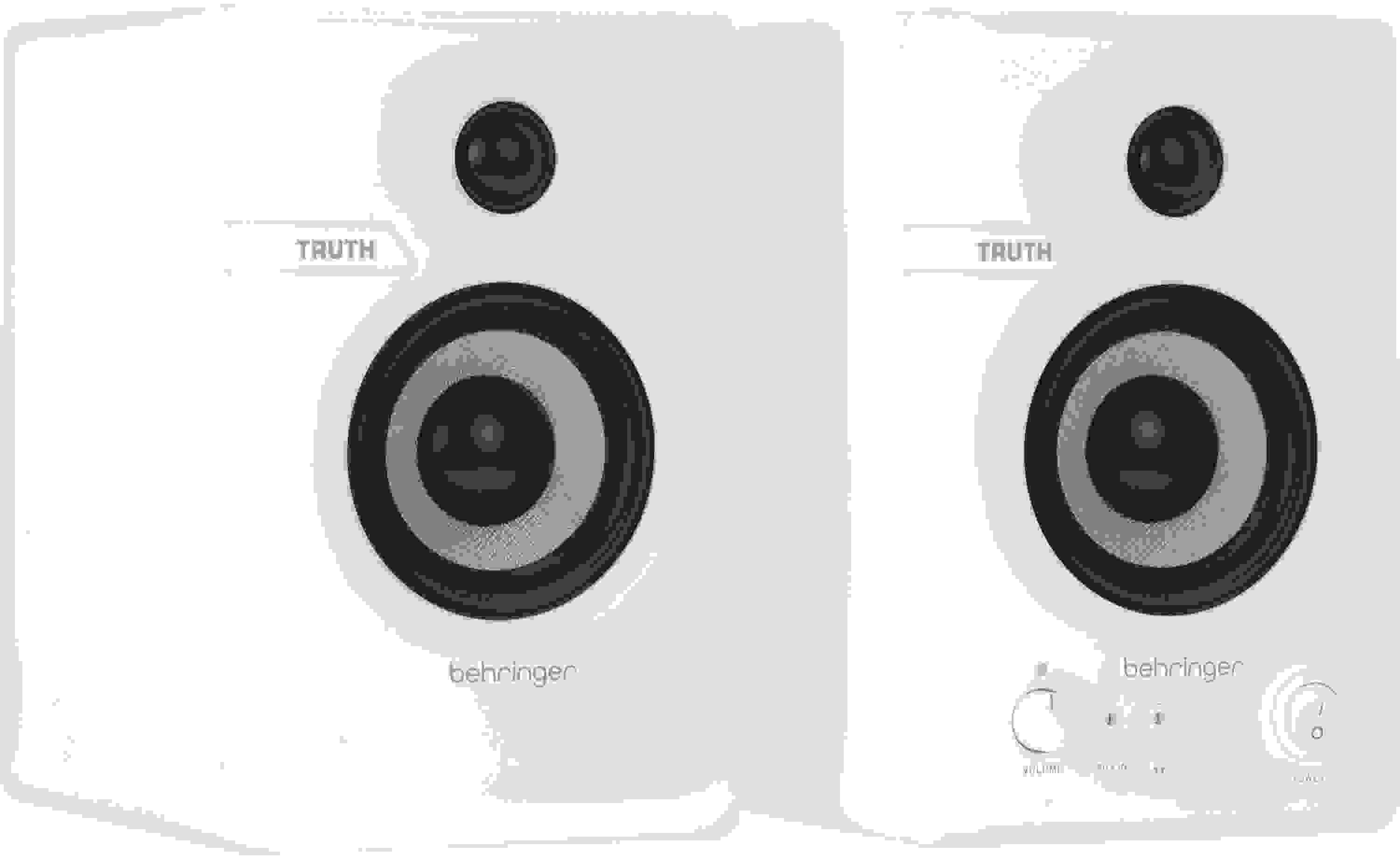 Behringer Truth 3.5-inch Powered Studio Monitors with Bluetooth - White | Sweetwater