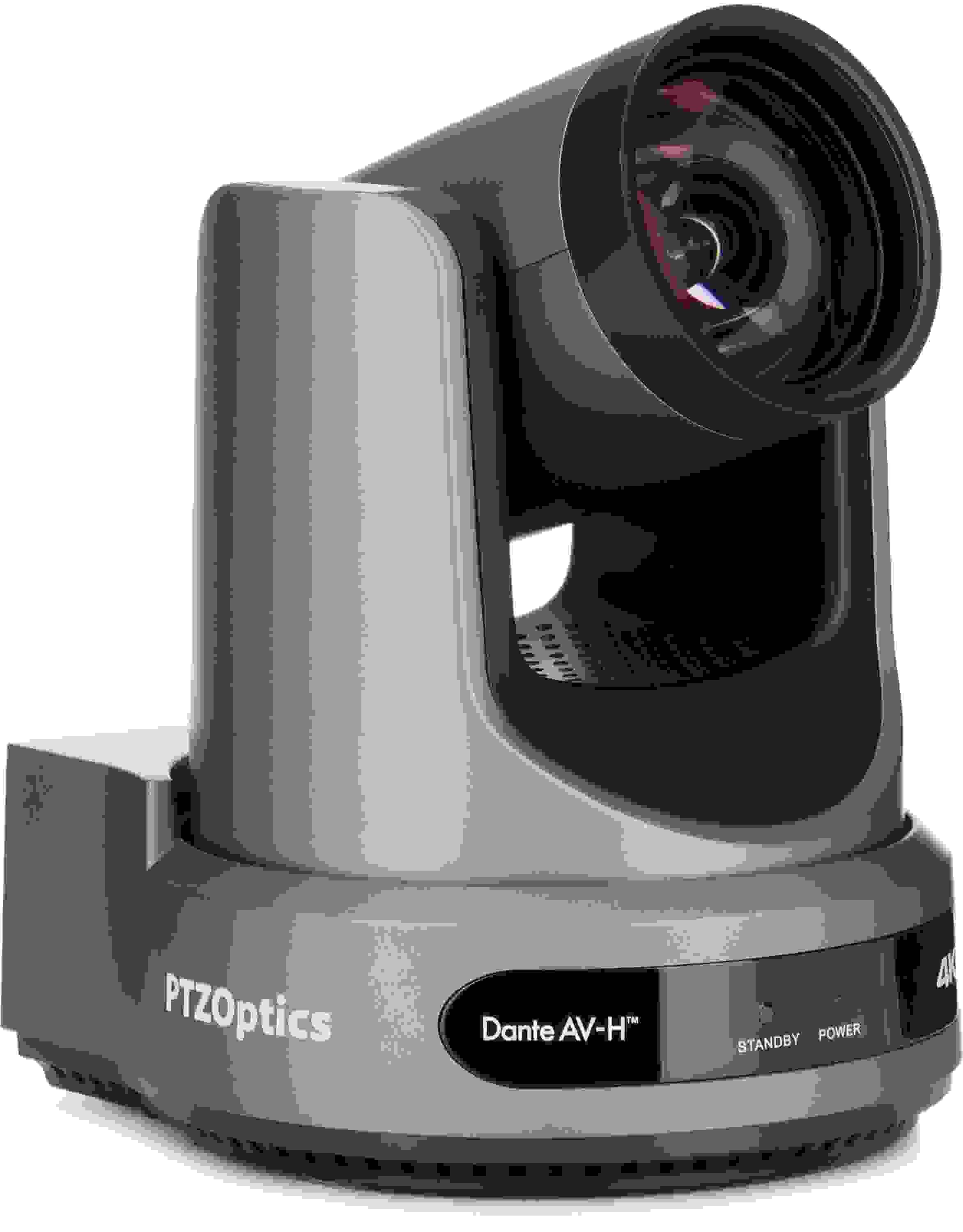 PTZOptics Link 4K 12x Optical Zoom PTZ Camera - Grey | Sweetwater
