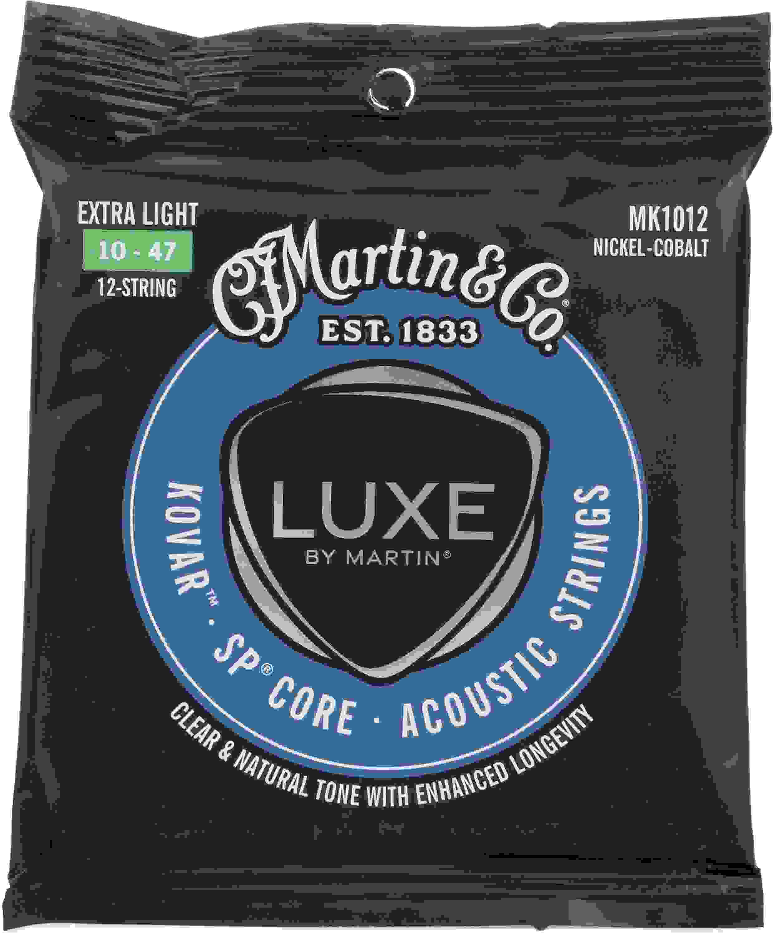 Martin Luxe by Martin Kovar Acoustic Guitar Strings - .010-.047, 12 ...