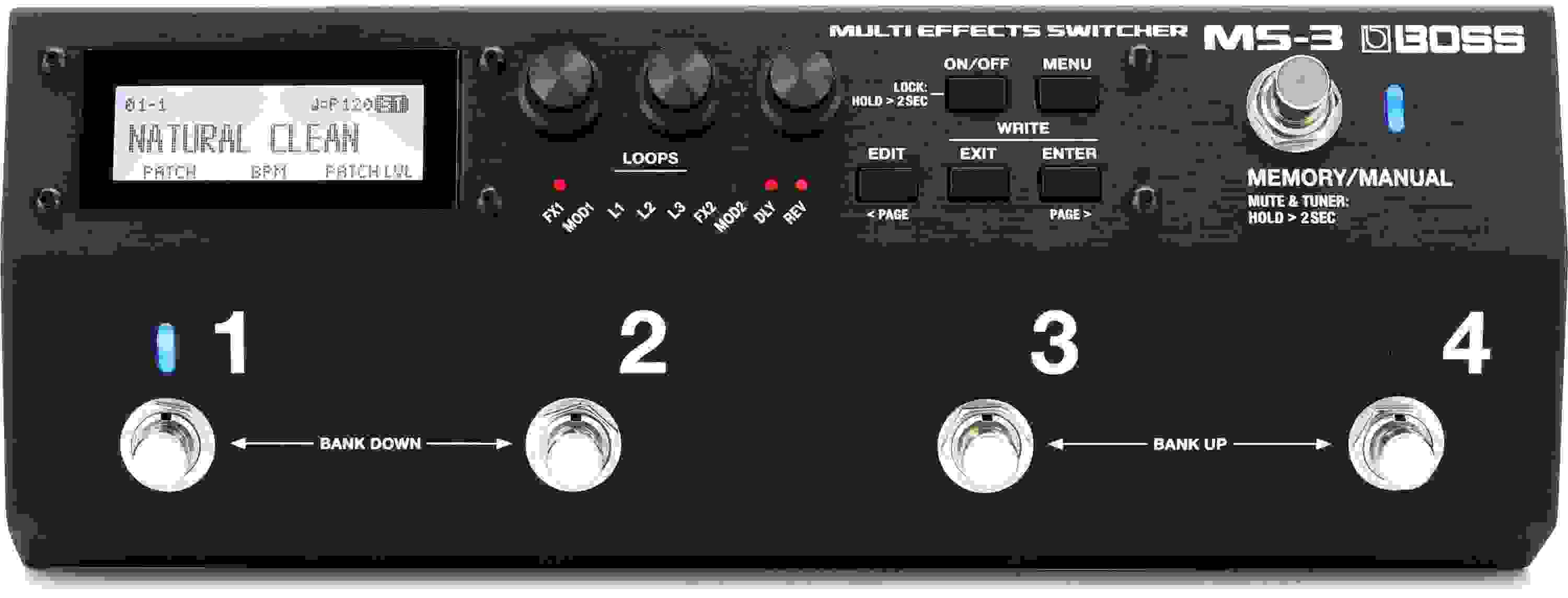 Boss MS-3 Multi Effects Switcher | Sweetwater