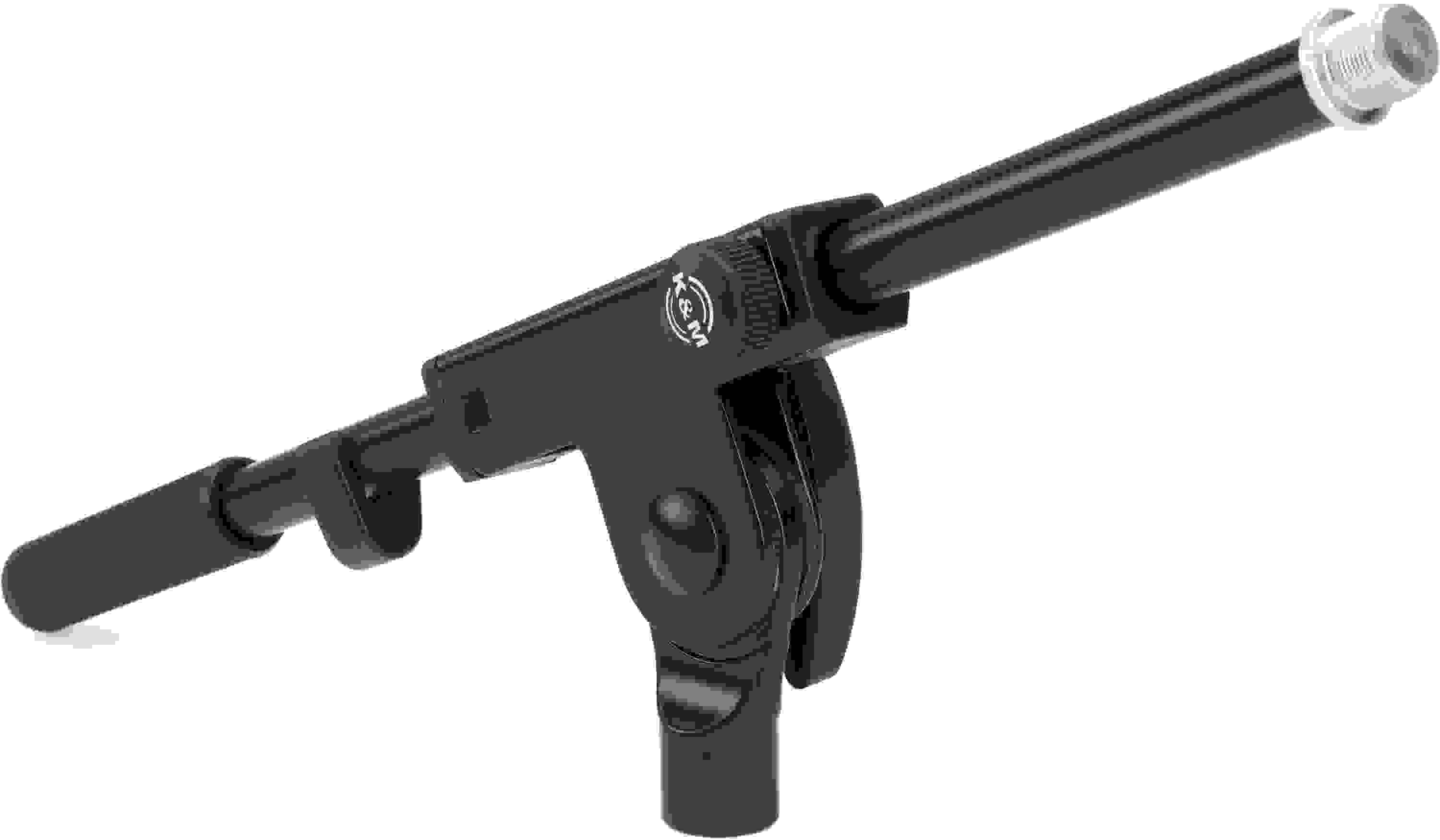 K&M 21160 Short Boom Arm - Black | Sweetwater