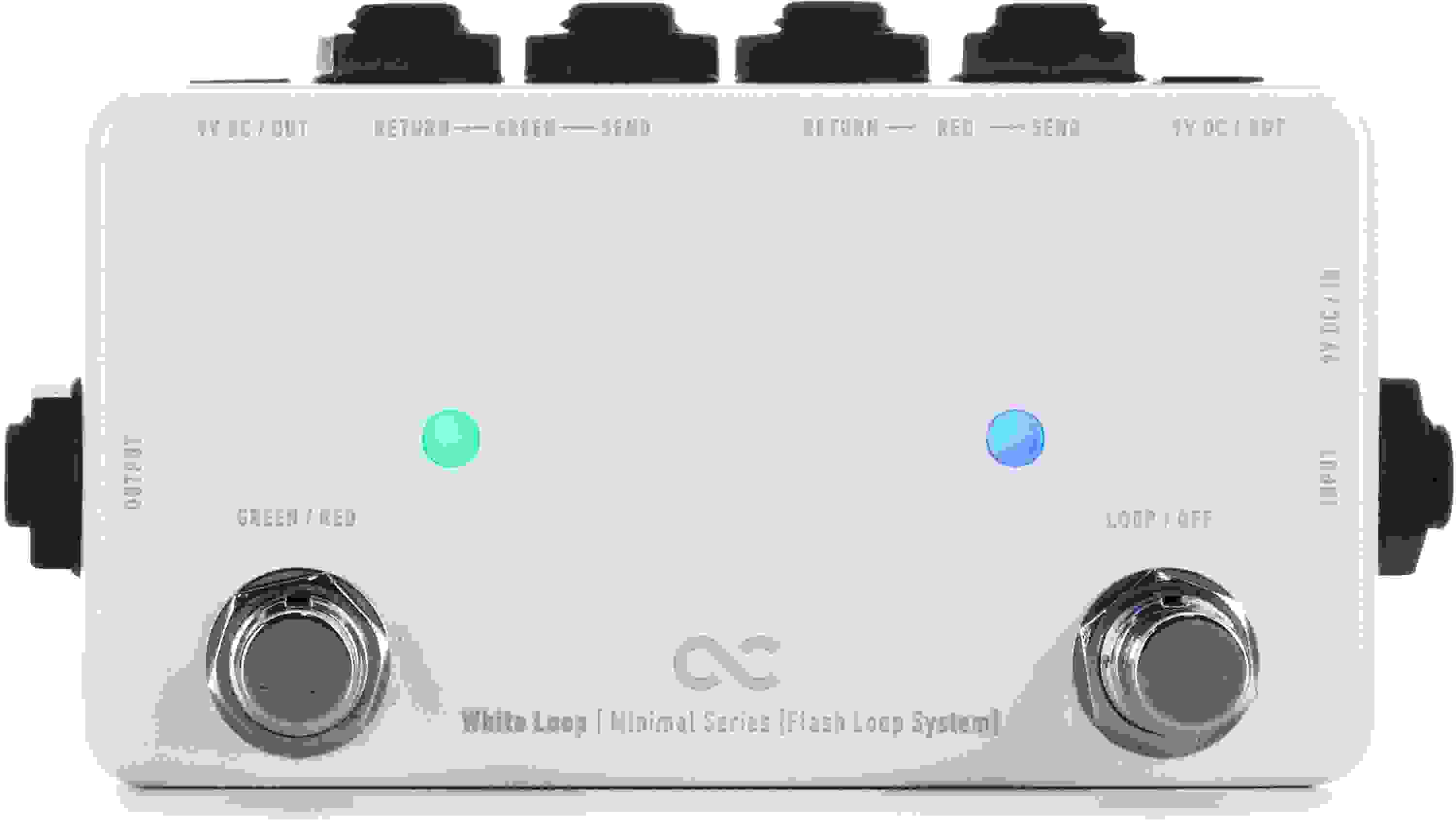 One Control White Loop Flash Switcher Pedal | Sweetwater