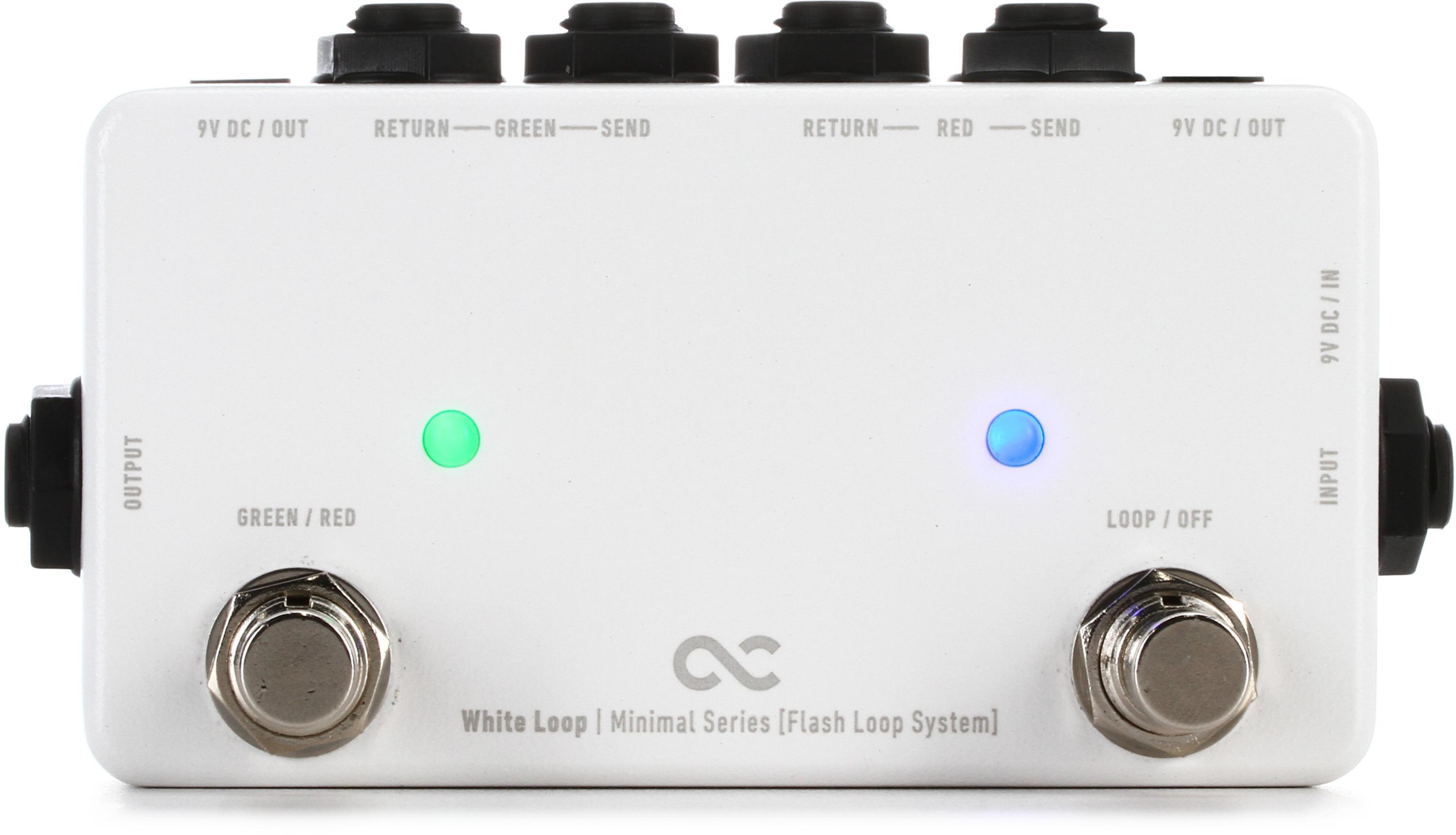 One Control White Loop Flash Switcher Pedal | Sweetwater