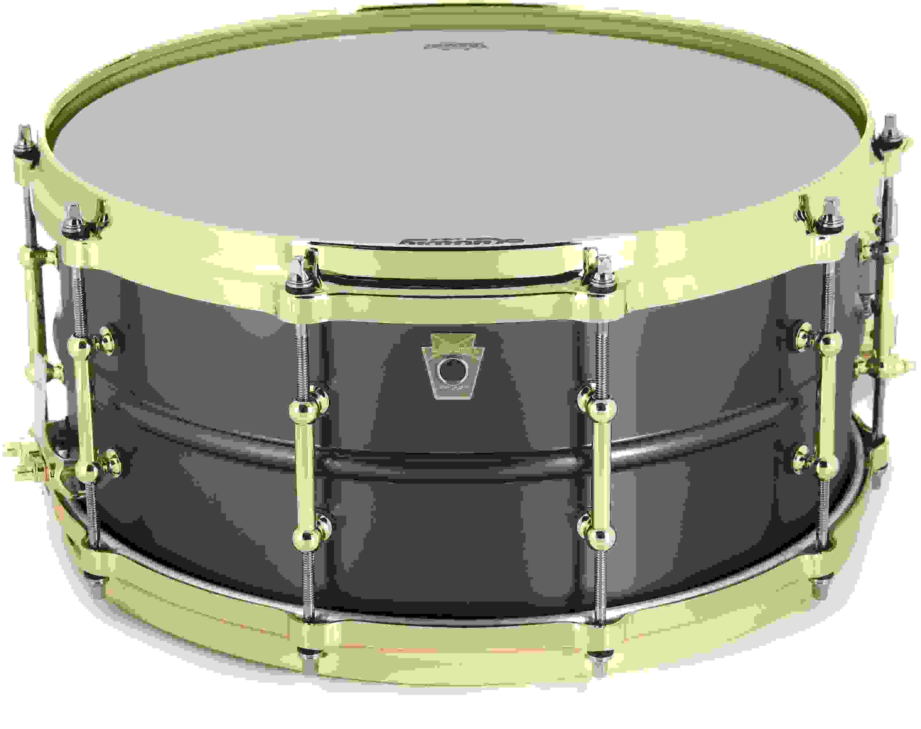 Ludwig Special-edition Satin Deluxe Black Beauty Snare Drum - 6.5 inch ...
