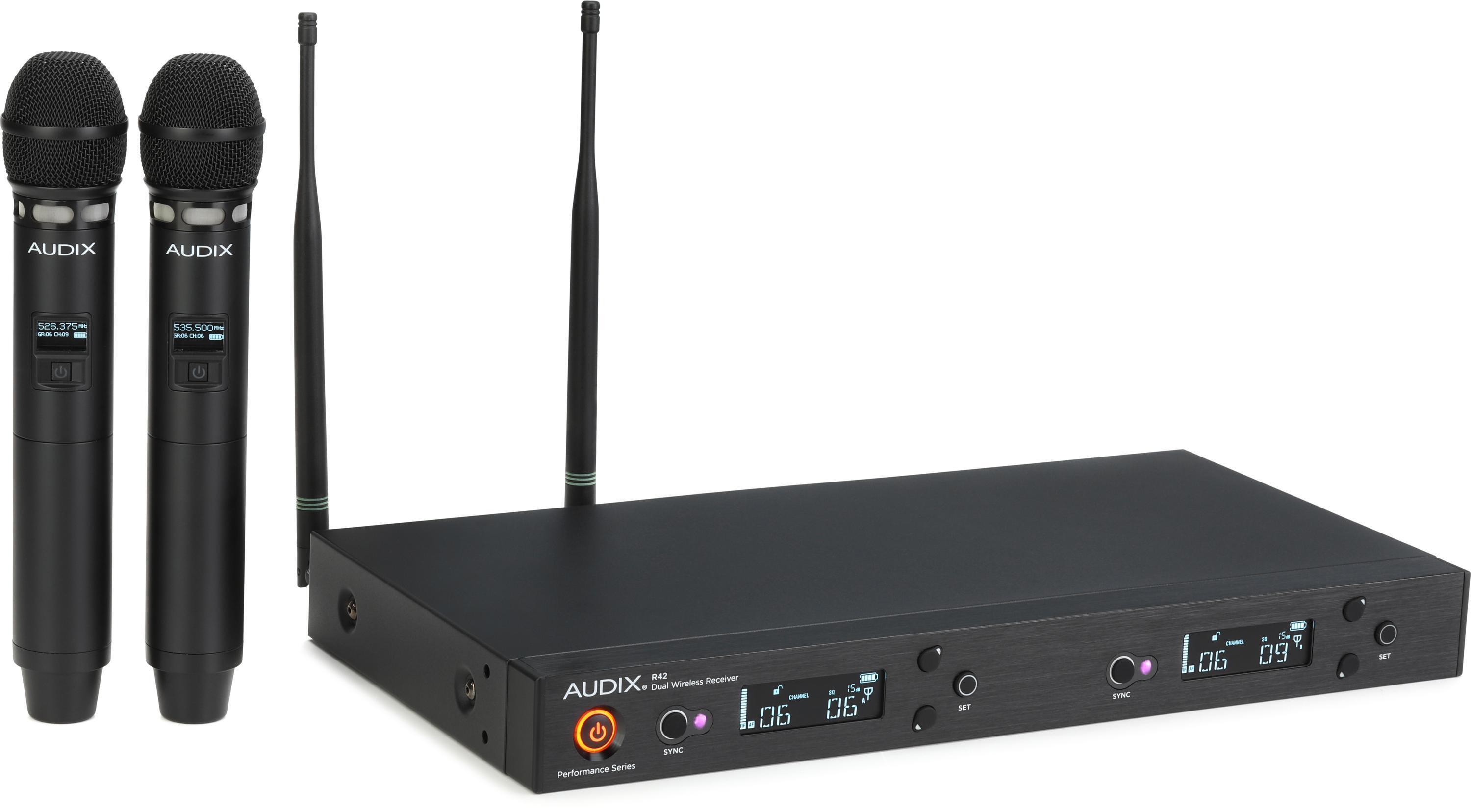 Audix AP42 VX5 Dual VX5 Handheld Wireless System - A Band | Sweetwater