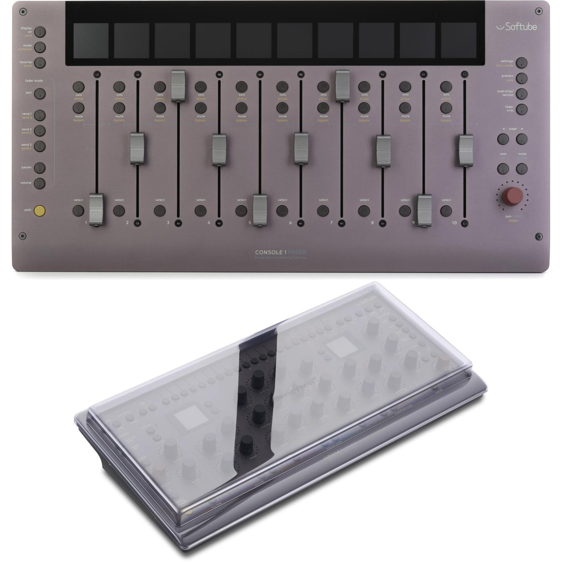Softube Console 1 Fader Mk III 10-channel Fader Control Surface with ...
