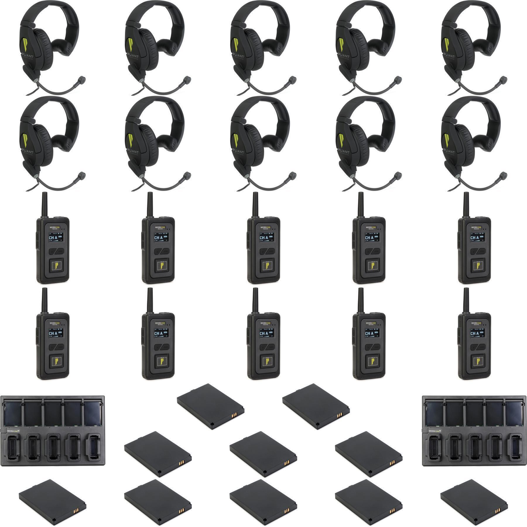 Pliant Technologies PMC-900XR MicroCom XR 2-channel Wireless Beltpack ...