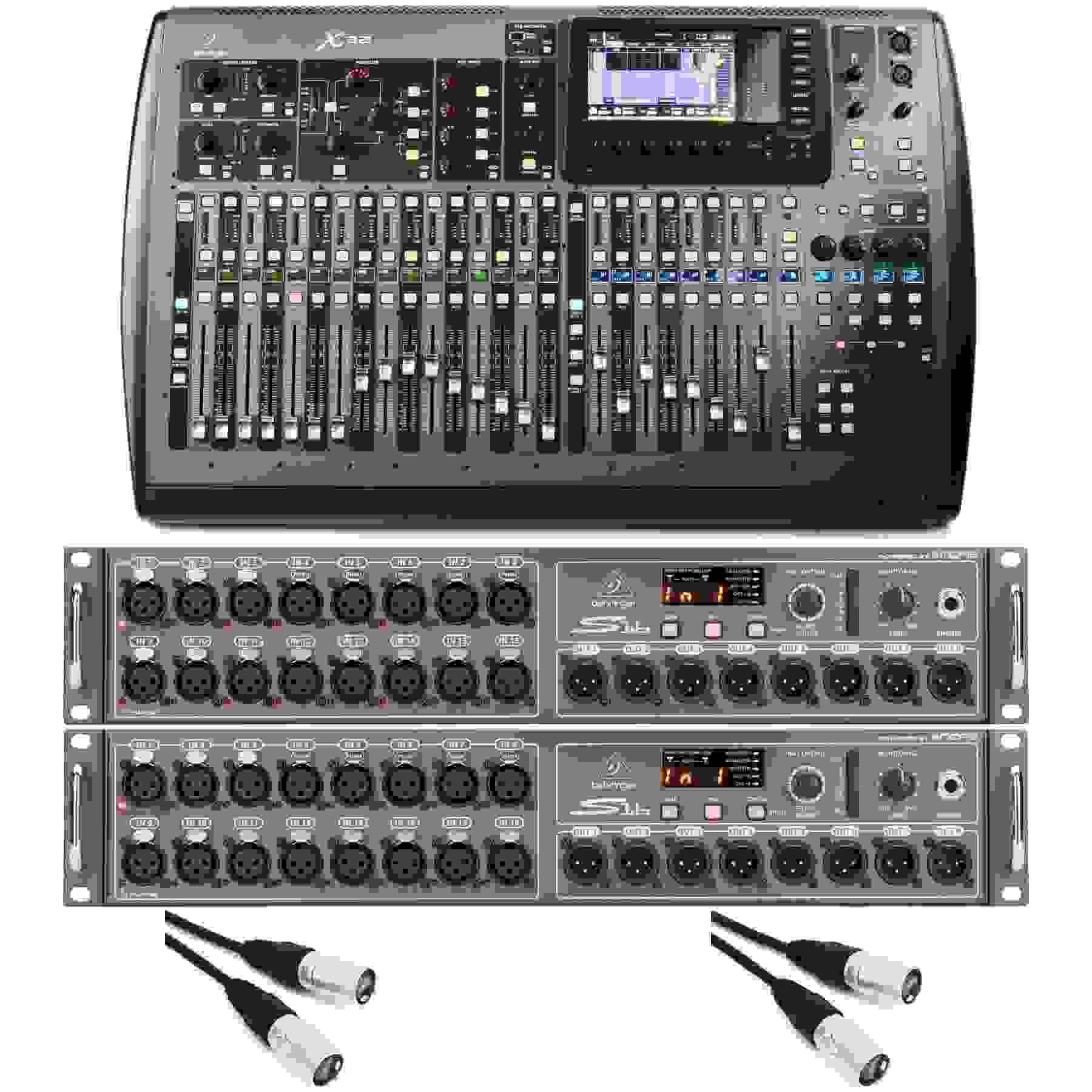 Behringer X32 Digital Mixer and Dual S16 Stage Box Bundle | Sweetwater
