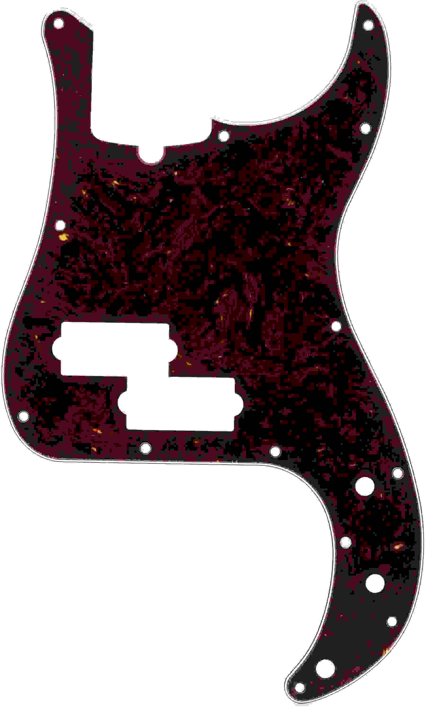Fender 13-hole Modern-style Precision Bass Pickguard - Tortoise Shell ...