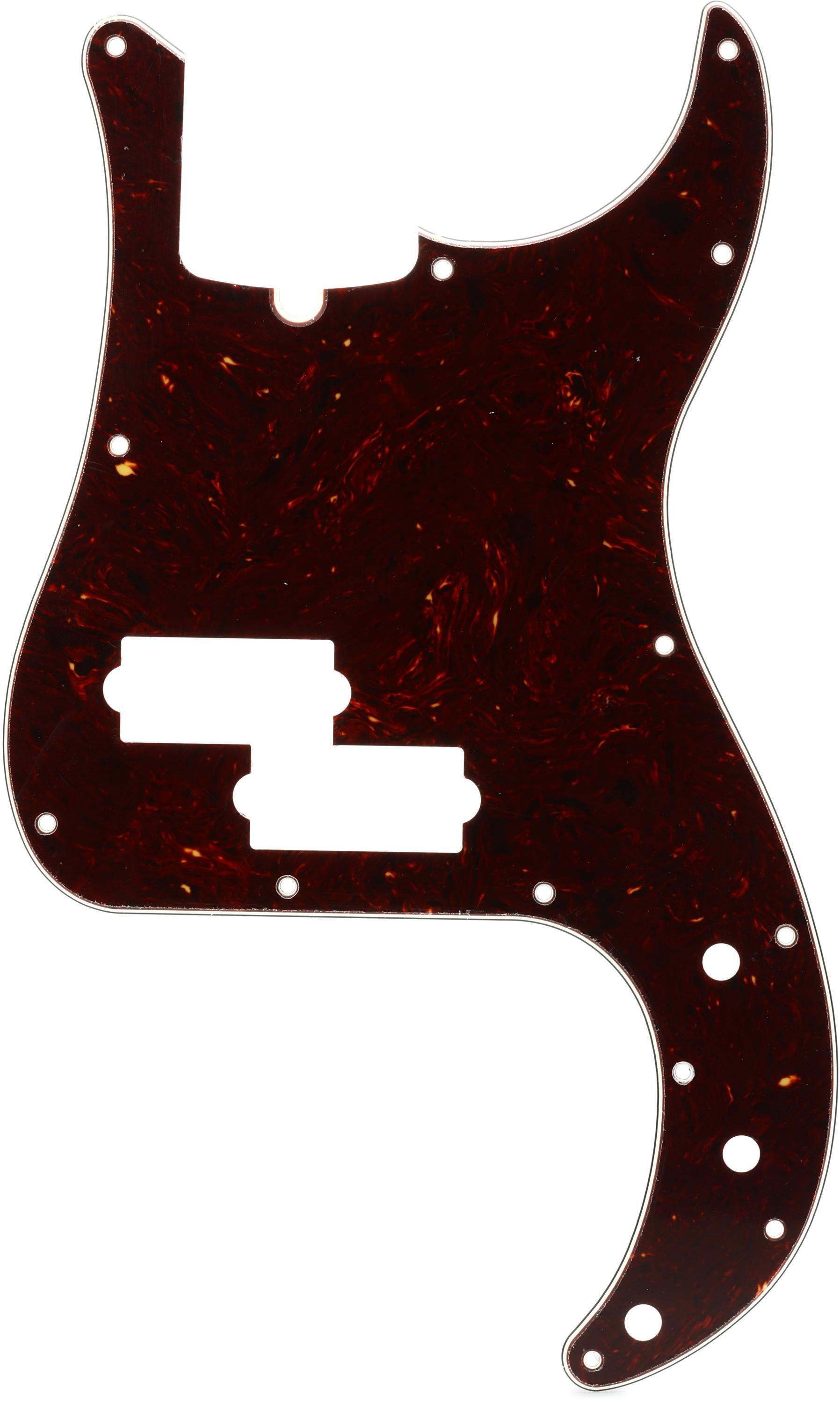 Fender 13-hole Modern-style Precision Bass Pickguard - Tortoise Shell ...