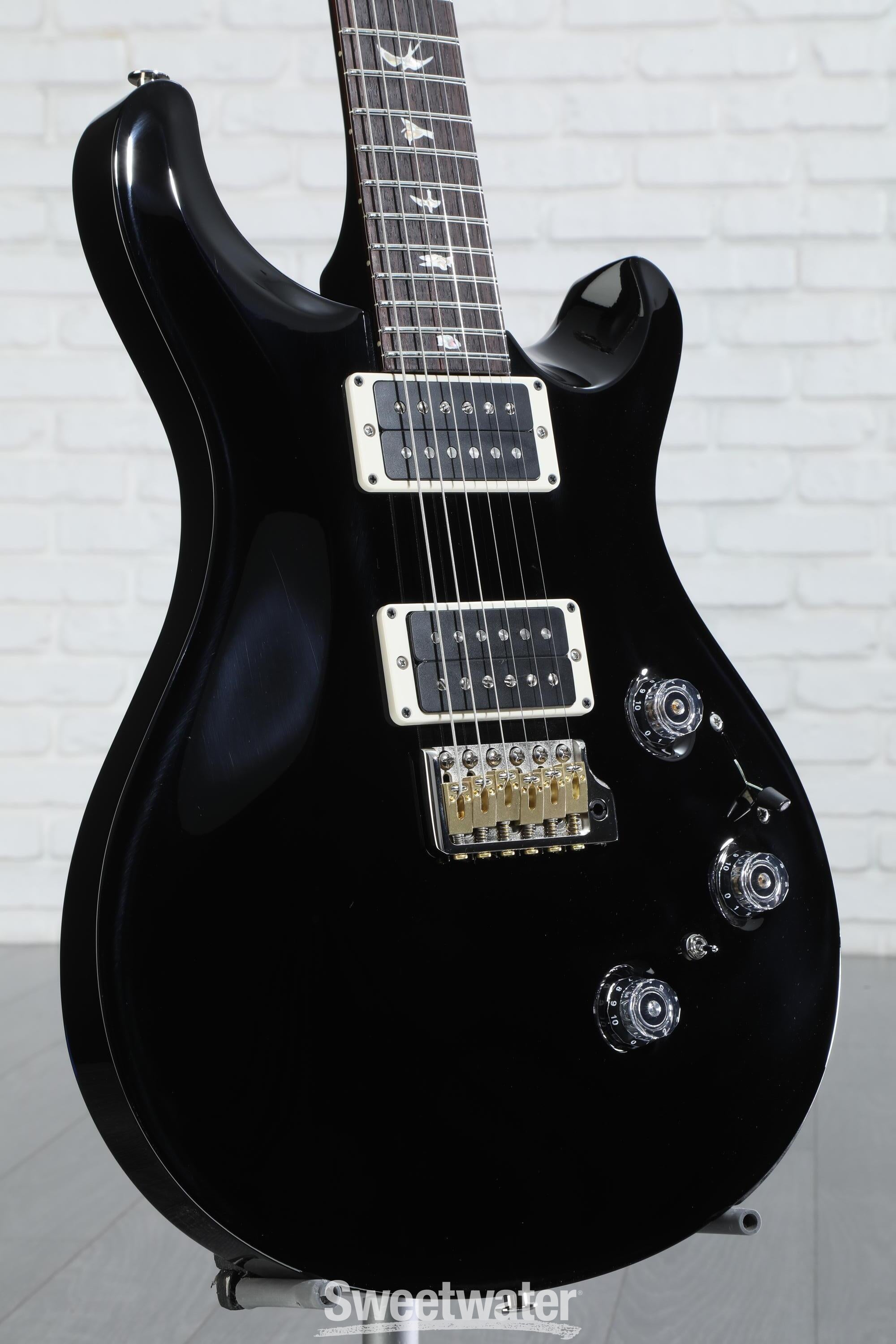 PRS Custom 24 Piezo Electric Guitar - Black | Sweetwater
