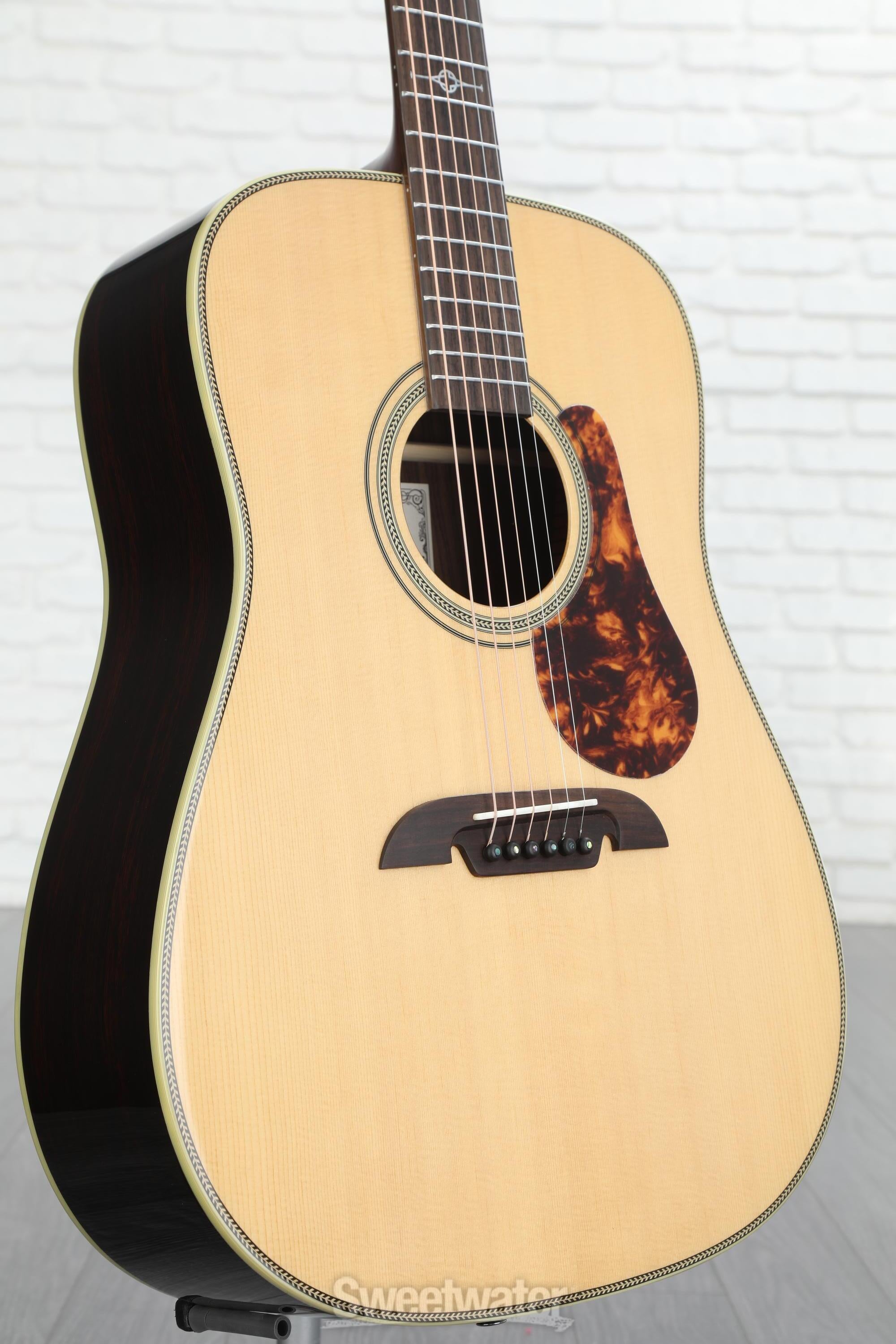Alvarez MD70 Herringbone Acoustic Guitar - Natural | Sweetwater
