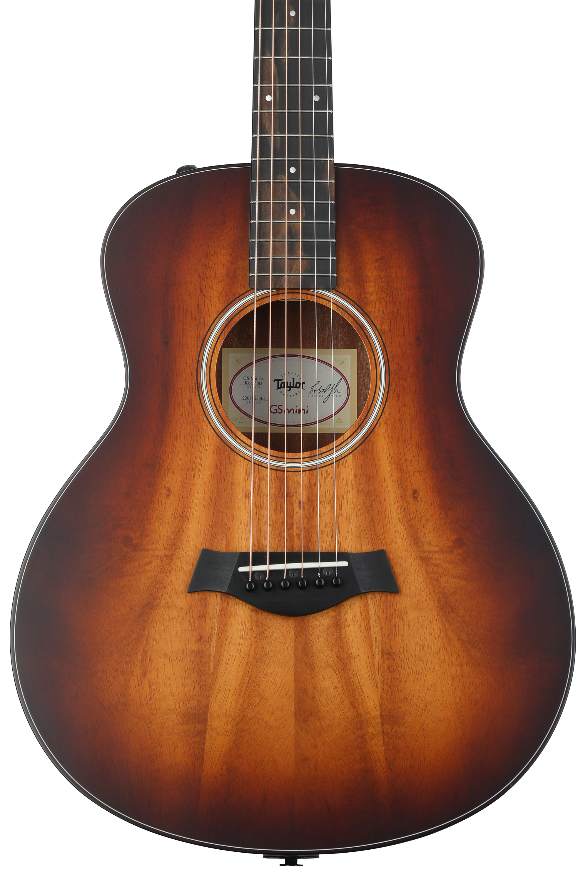 Taylor GS Mini-e Koa Plus Dent and Scratch - Shaded Edgeburst | Sweetwater