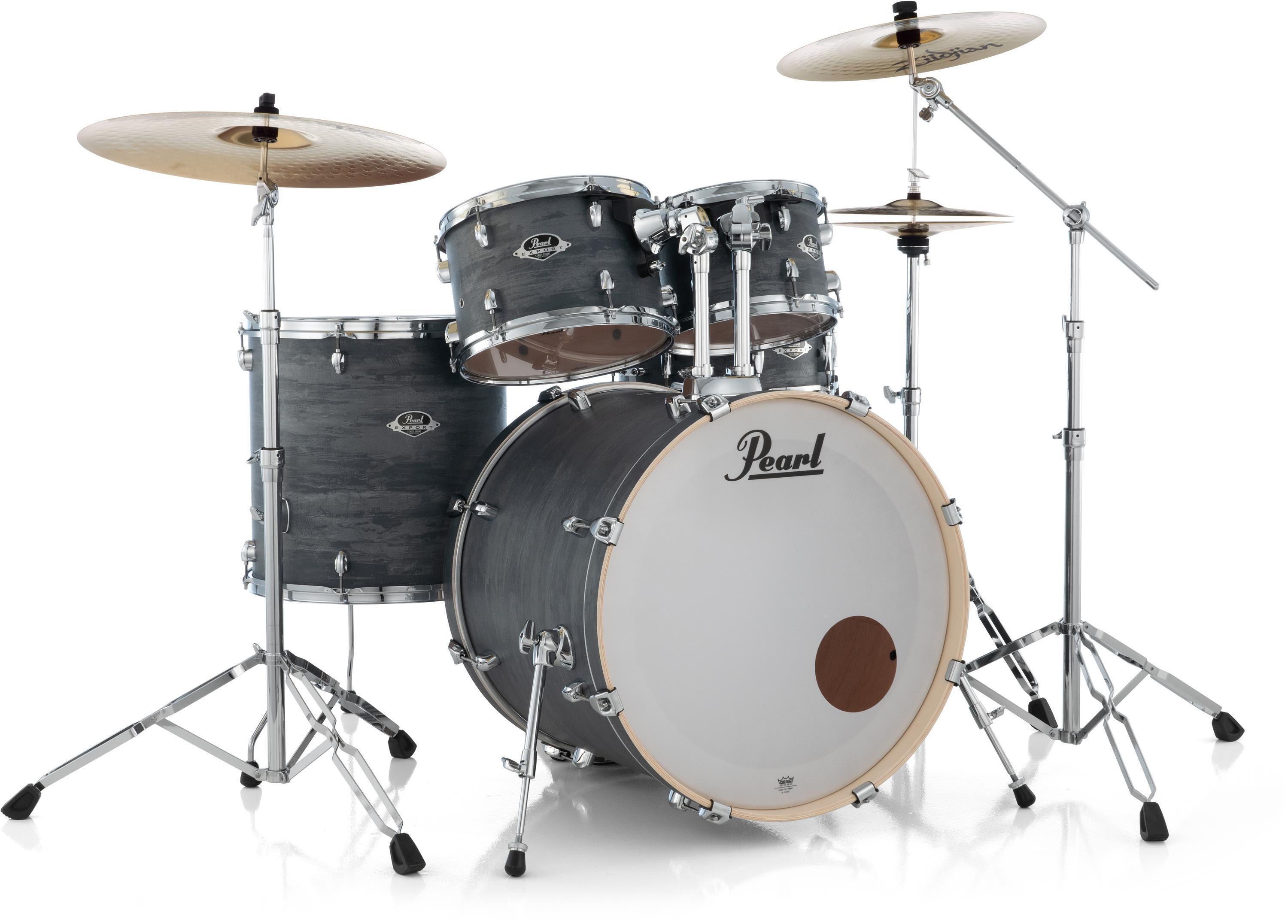 Pearl Export 40th Anniversary 5-piece Complete Drum Set - Nimbus Midnight | Sweetwater