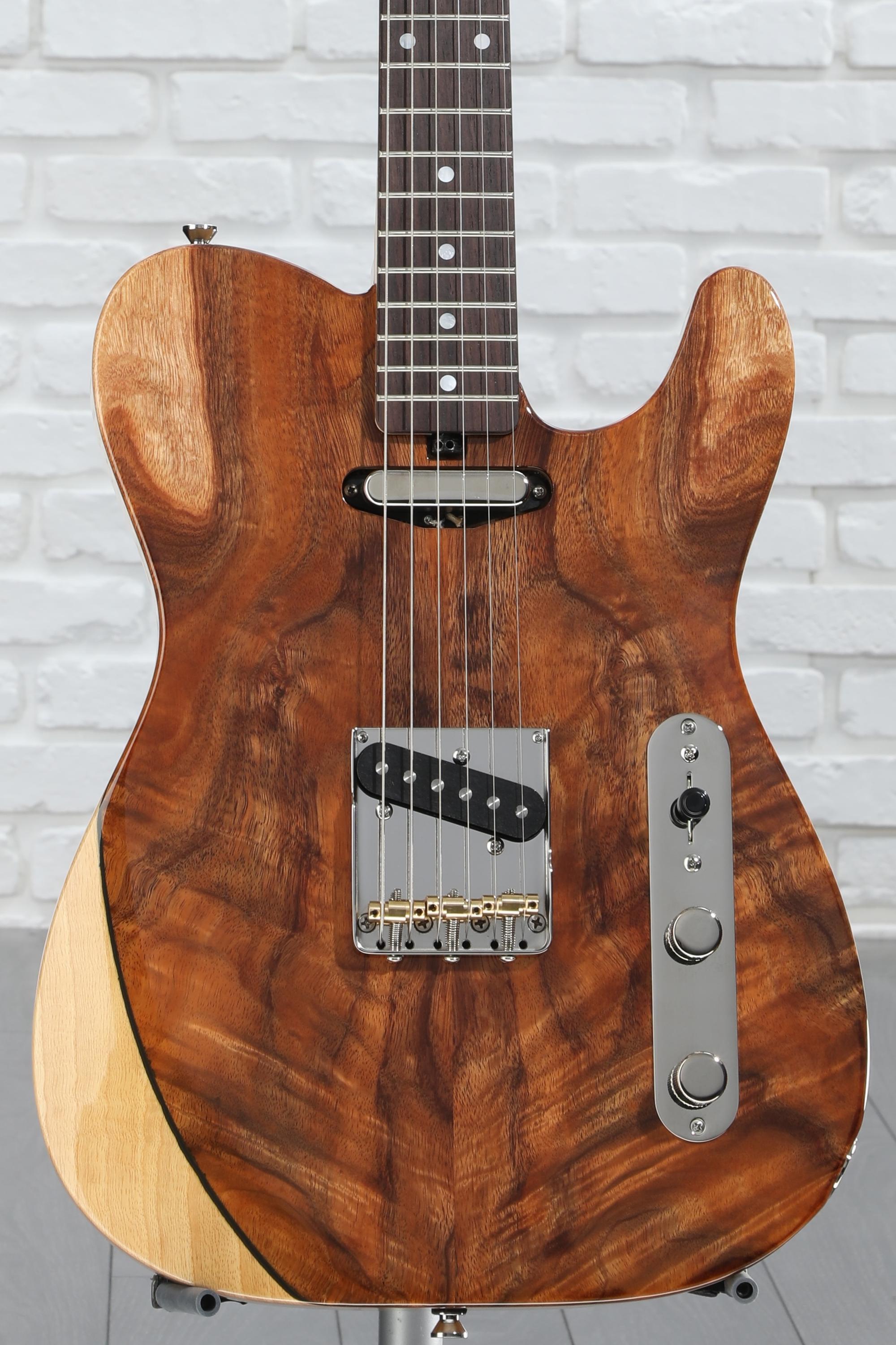 Larrivee Baker-T Pro Electric Guitar - Natural Hawaiian Koa | Sweetwater