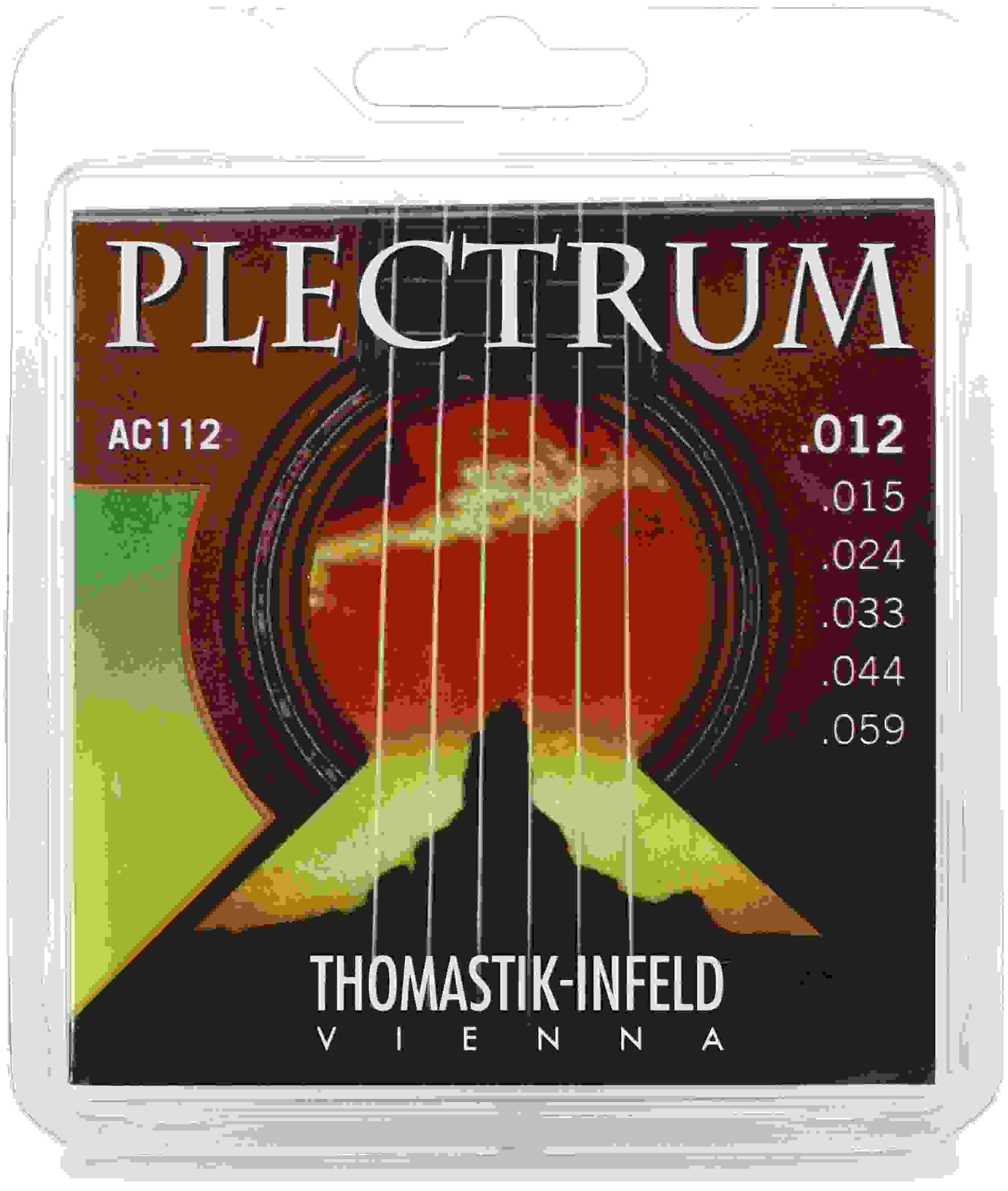 Thomastik-Infeld AC112 Plectrum Acoustic Guitar Strings - .012-.059 ...