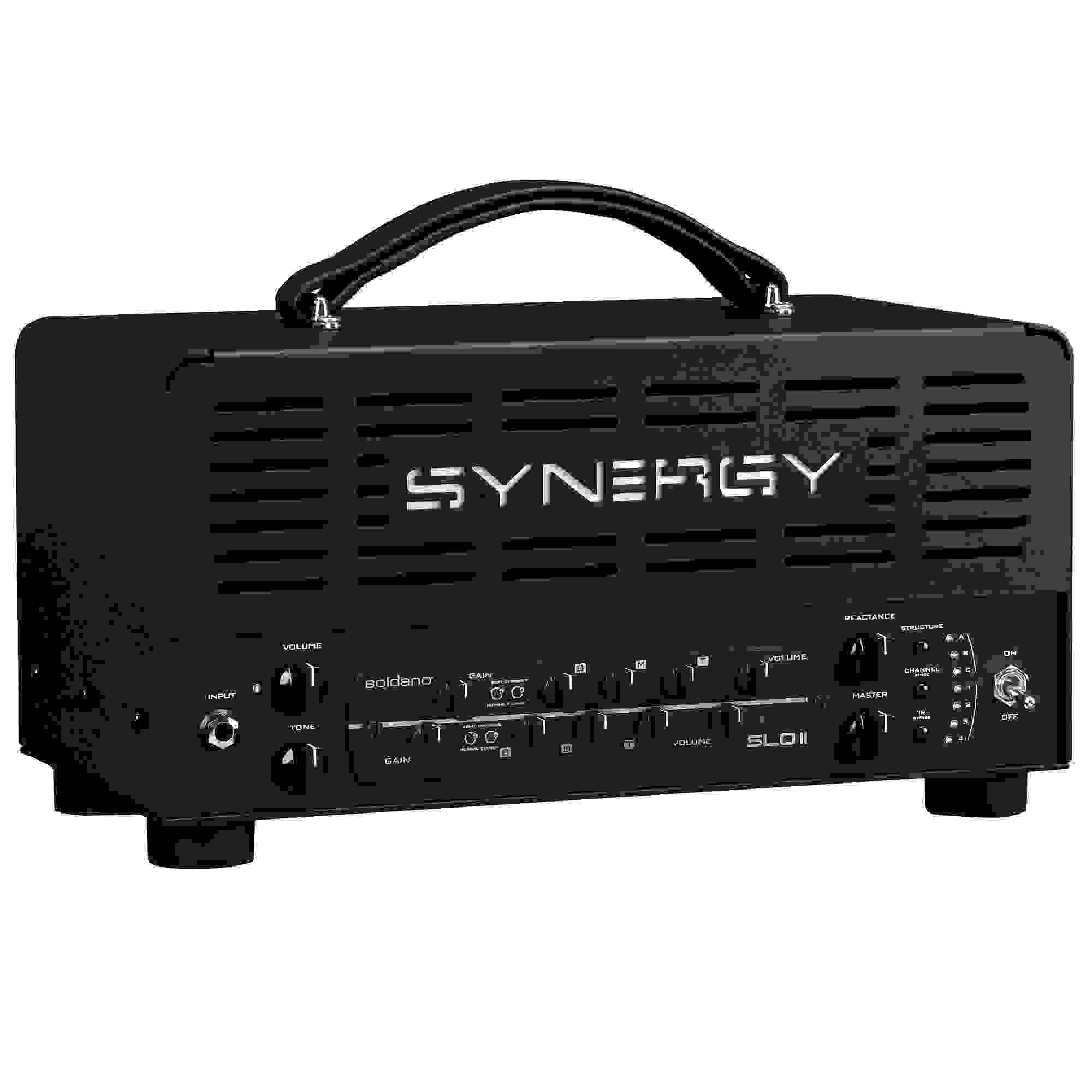 Synergy SYN-20IR 20-watt 3-channel Tube Head with Soldano SLO-II 2 ...