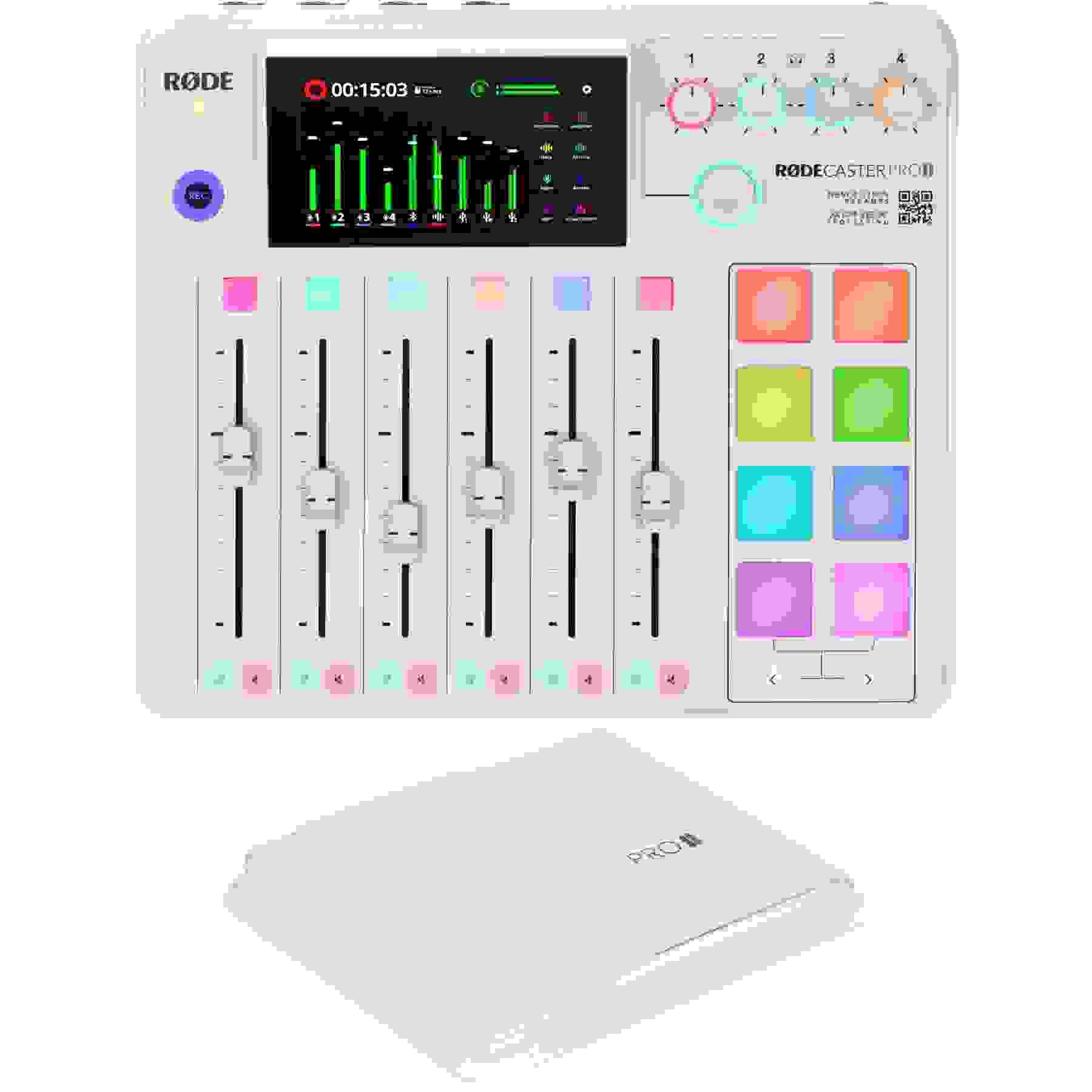 Rode RODECaster Pro II Podcast Production Console with Dust Cover ...