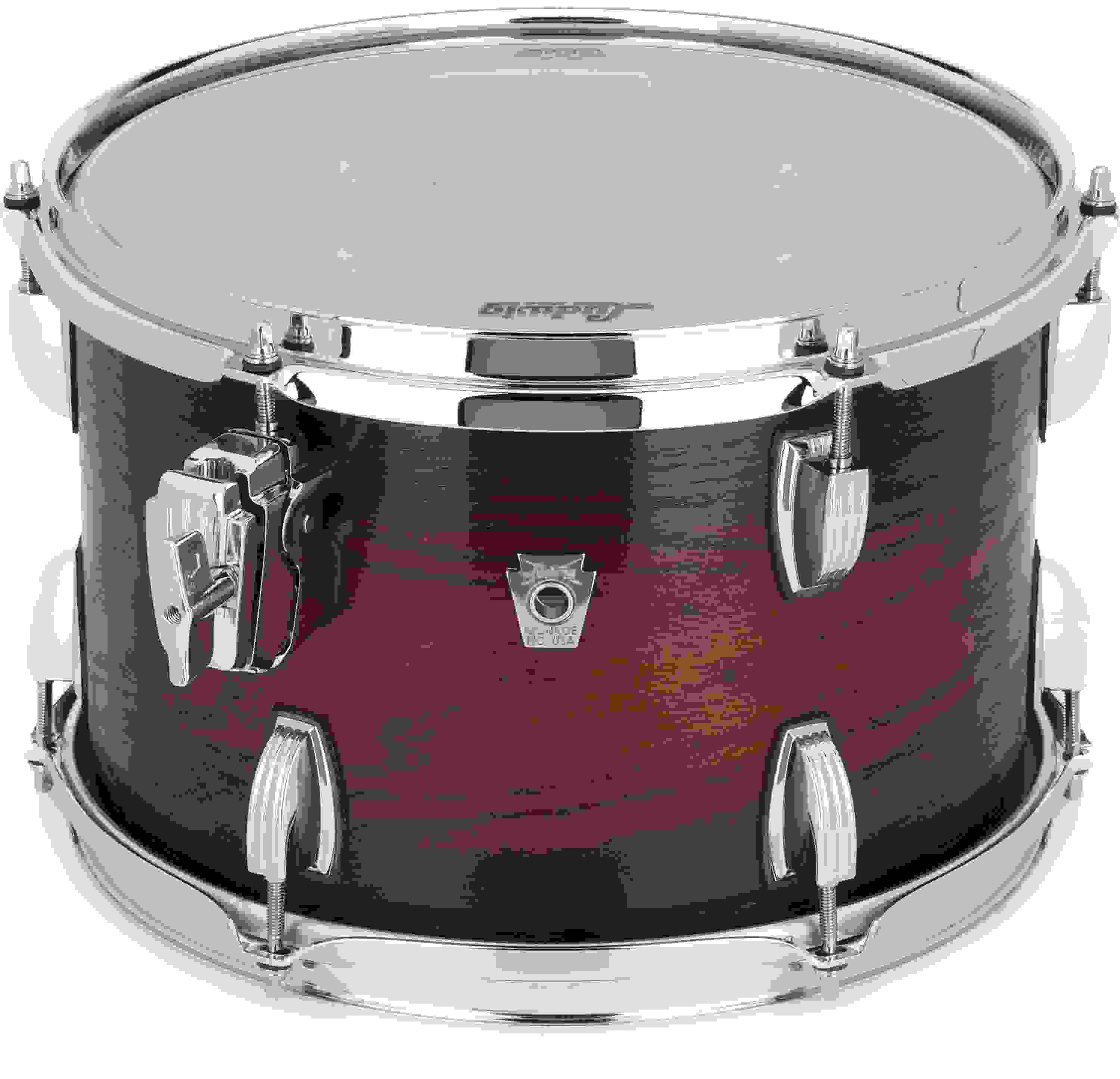 Ludwig Classic Oak Rack Tom - 8 inches x 12 inches, Brown Burst ...