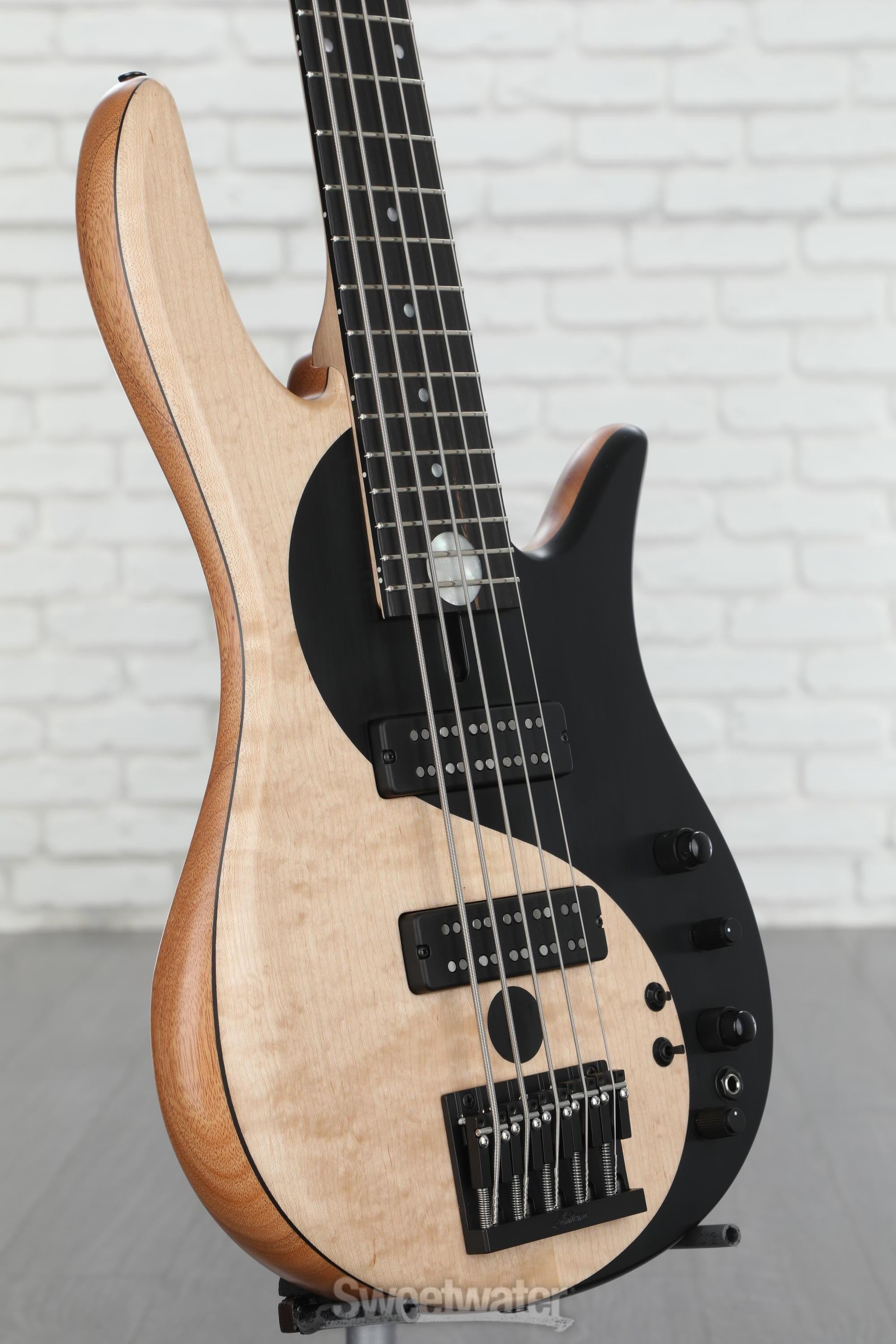Fodera Yin Yang 5 Standard Bass Guitar - Blister Maple with 17.5mm ...