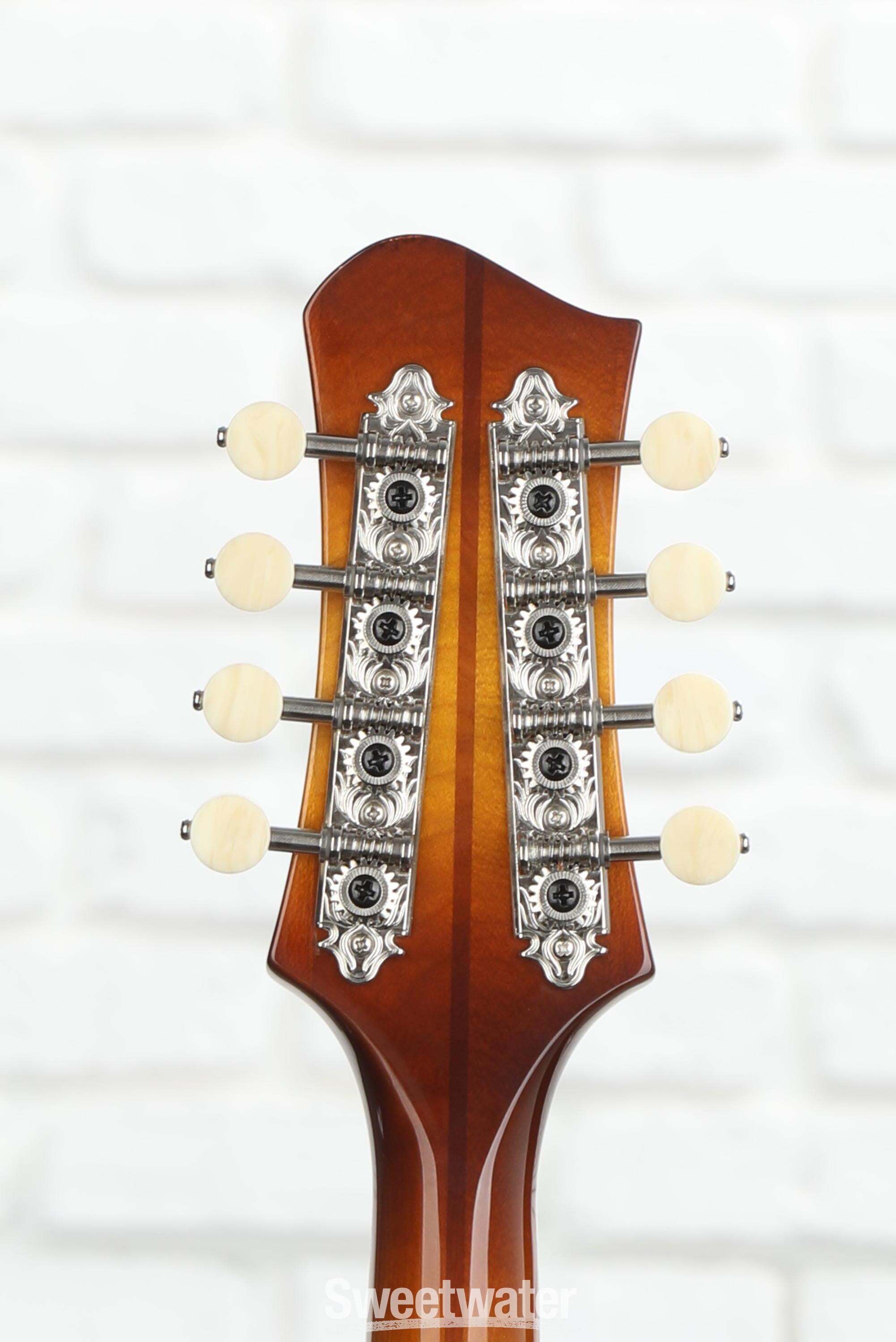 Eastman Guitars MD605 A-style Acoustic-electric Mandolin - Goldburst ...