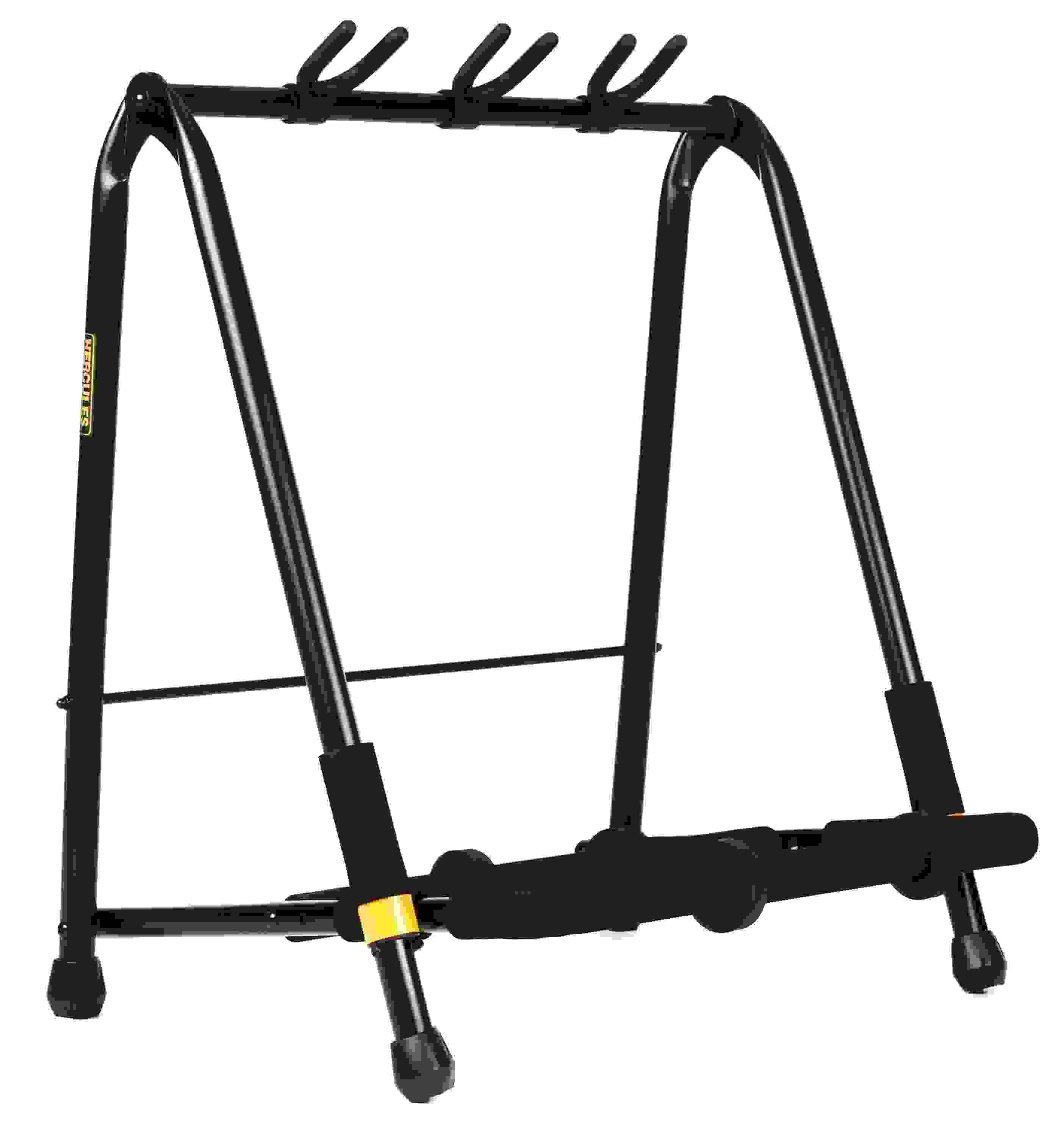 Hercules Stands GS523B Multi-Guitar Rack for up to 3 Guitars | Sweetwater