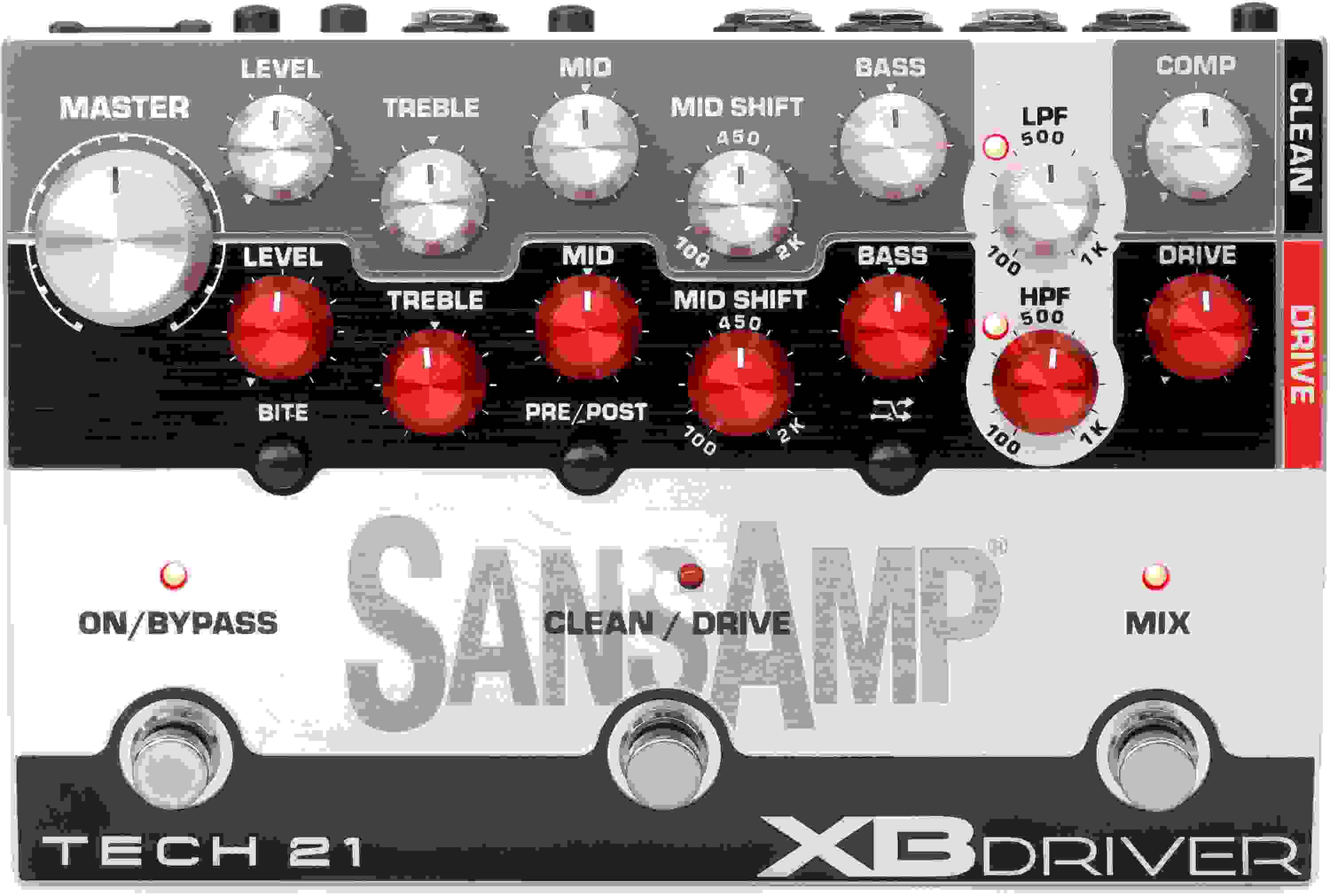 Tech 21 SansAmp XB Driver Bass Preamp | Sweetwater