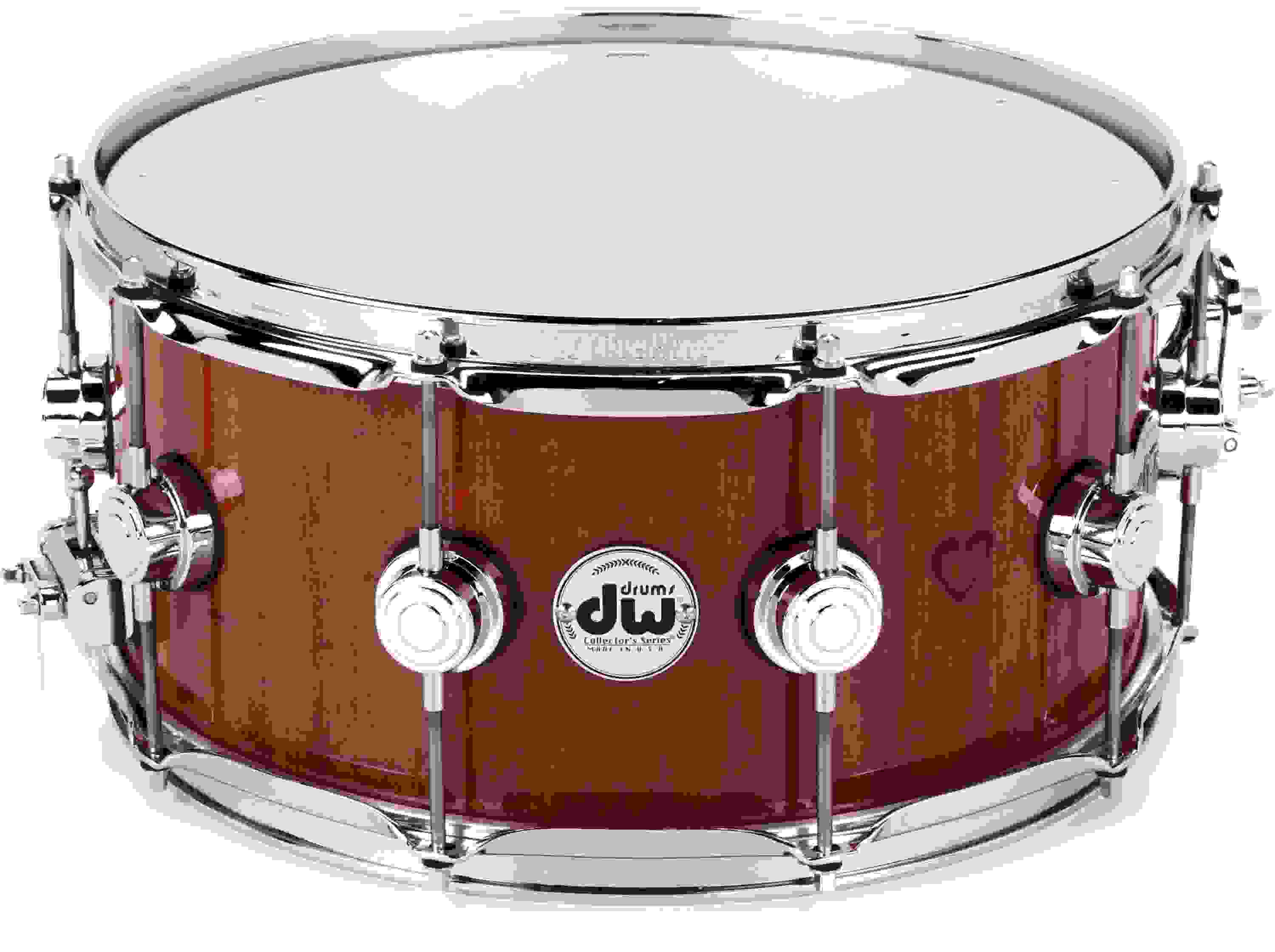 DW Collector's Series Purpleheart Wood Snare Drum - 6.5 inch x 14 inch ...