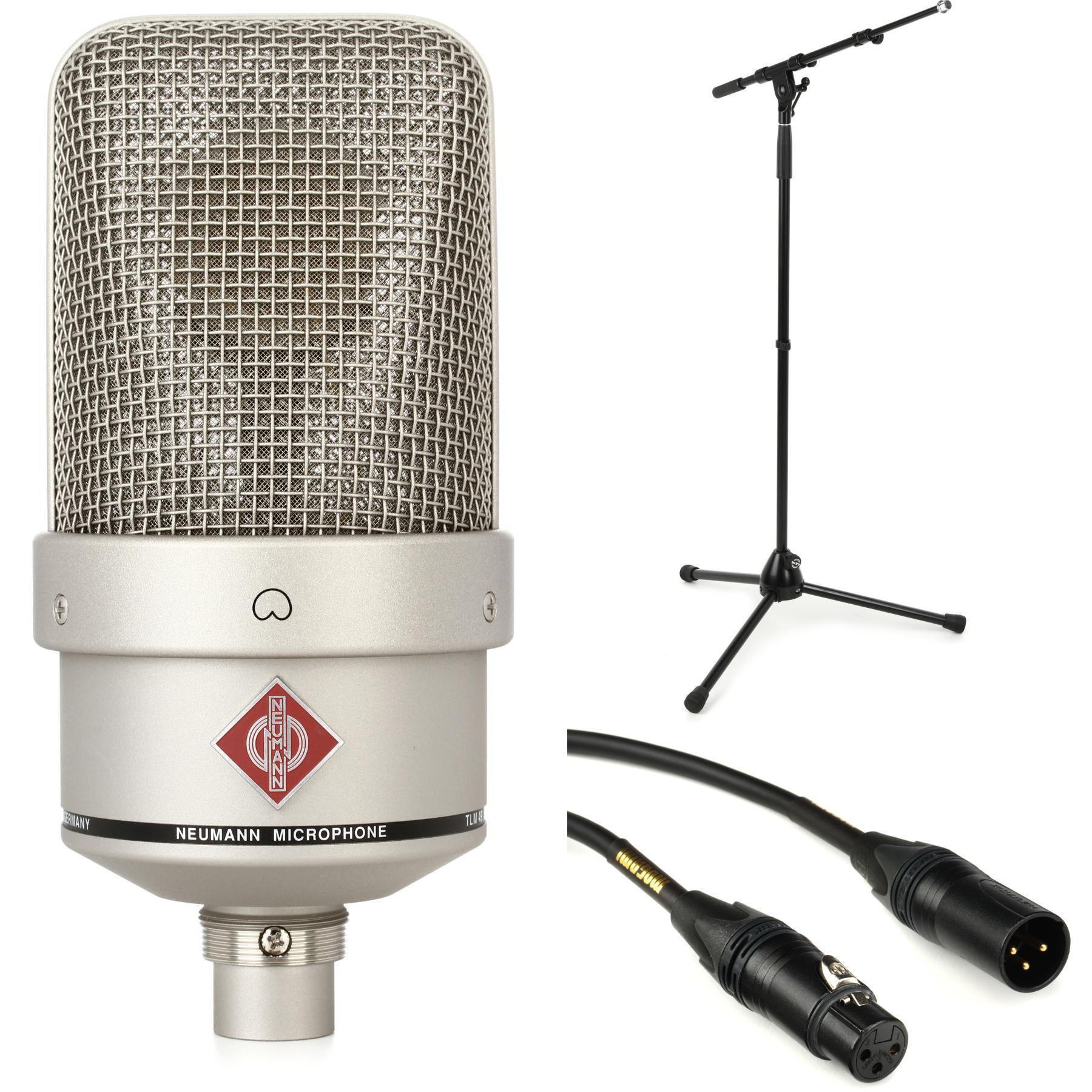 Neumann TLM 49 Large-diaphragm Condenser Microphone with Stand and ...