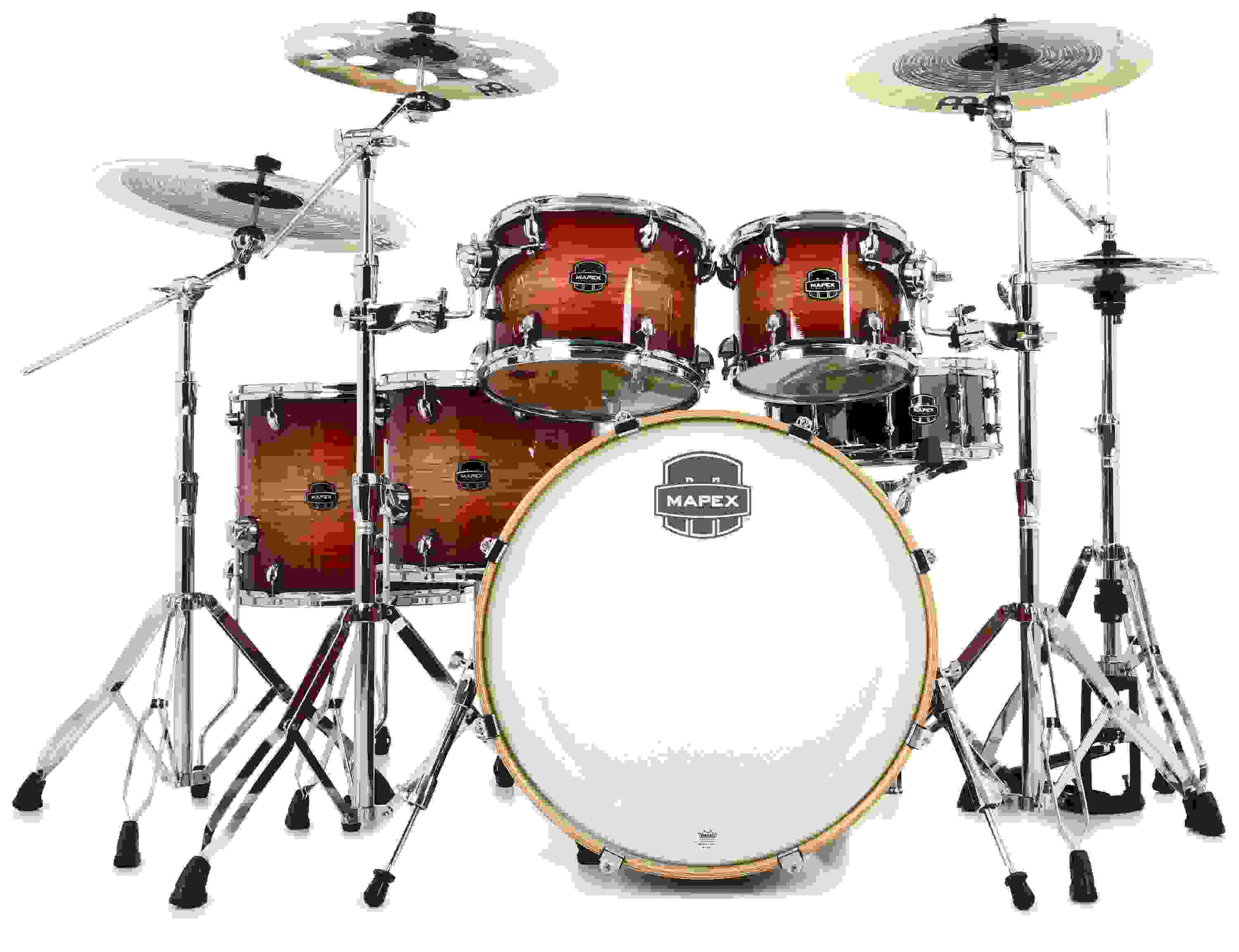 Mapex Armory AR628SFU 6-piece Studioease Fast Tom Shell Pack - Redwood ...
