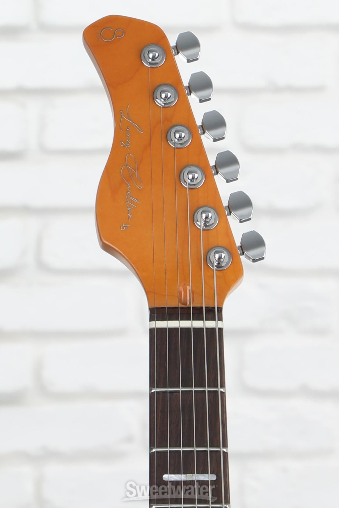 Sire Larry Carlton J5 Left-handed Electric Guitar - White | Sweetwater