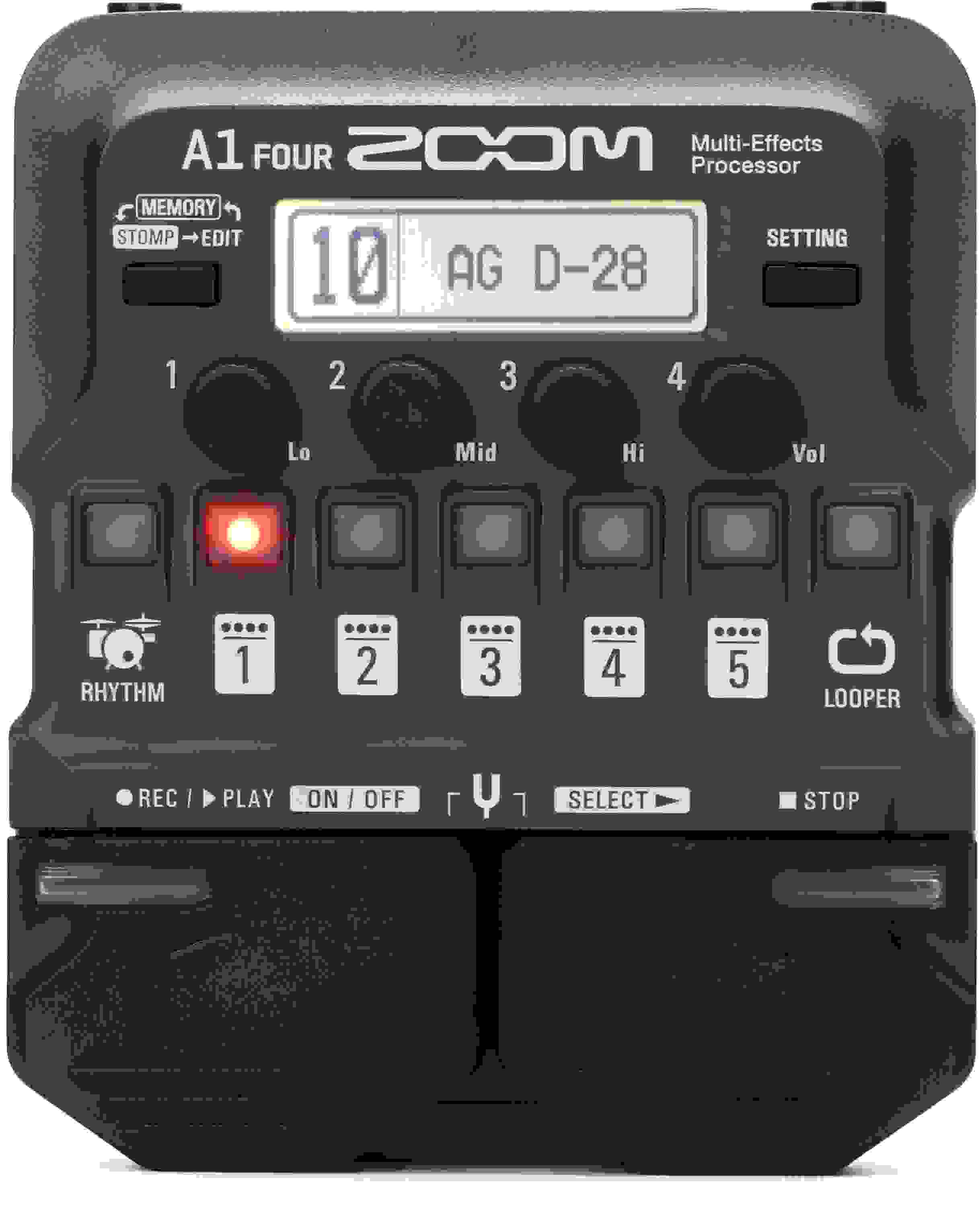 Zoom A1 Four Acoustic Instrument Multi-Effect Processor | Sweetwater