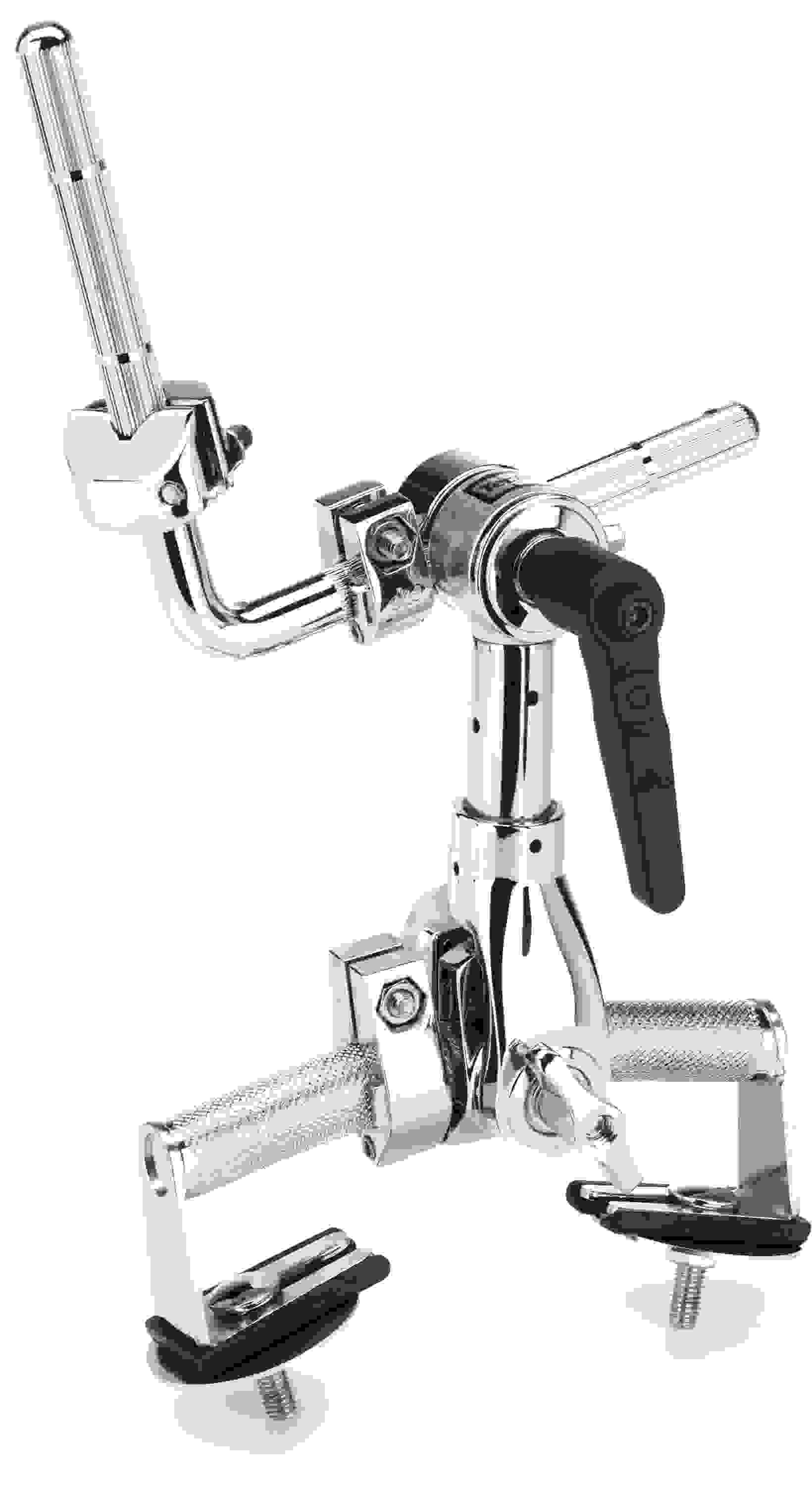 DW Vintage-style Single-tom Rail Mount Assembly - Chrome | Sweetwater