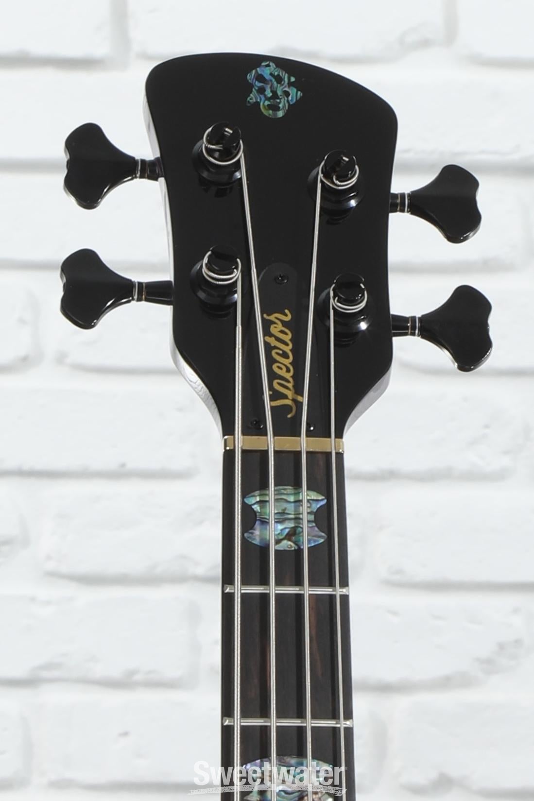 Spector Euro 4 CST Electric Bass Guitar - Natural Violet Burst | Sweetwater