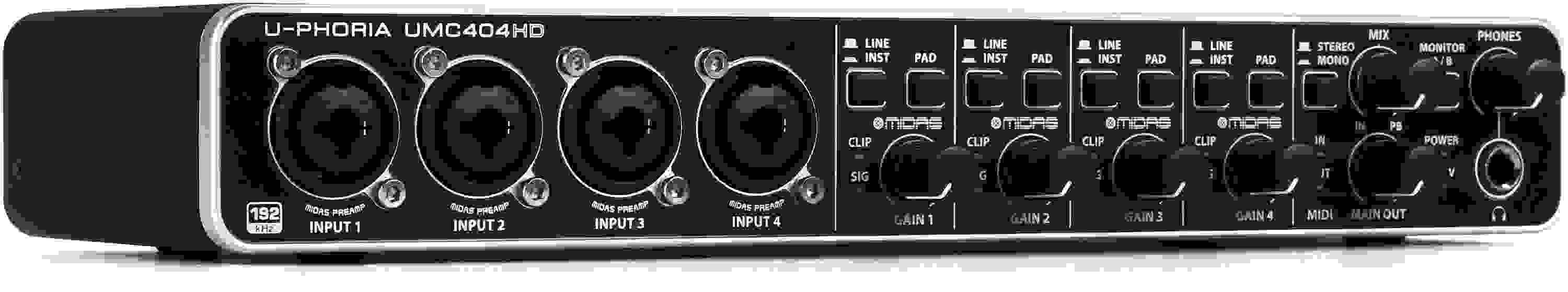 Behringer U-Phoria UMC404HD USB Audio Interface Reviews | Sweetwater