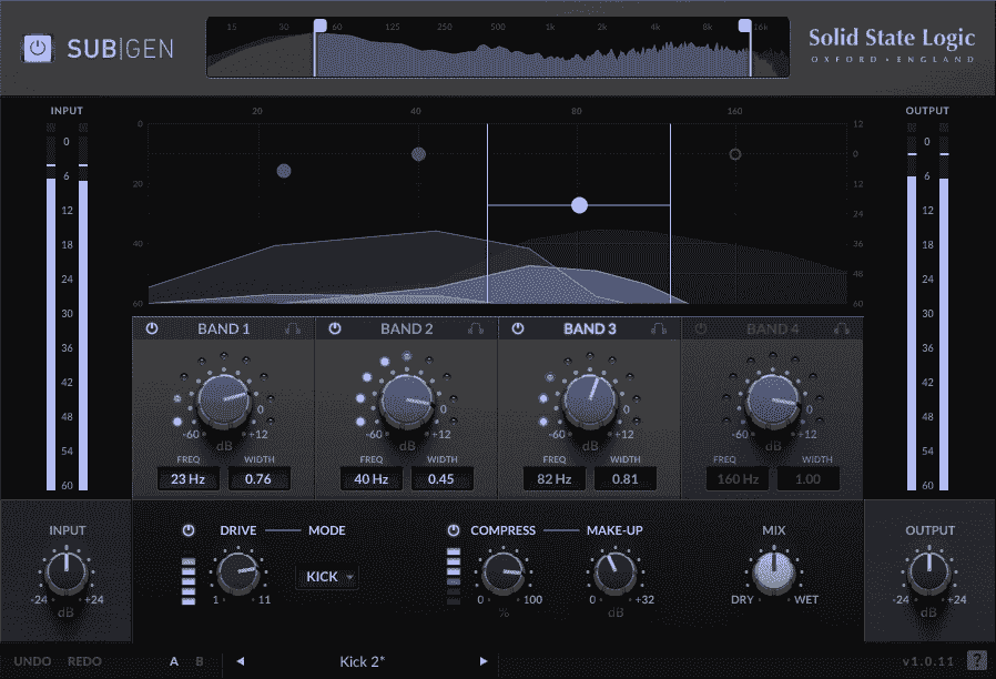 Solid State Logic SubGen Sub-bass Harmonic Generator Plug-in | Sweetwater