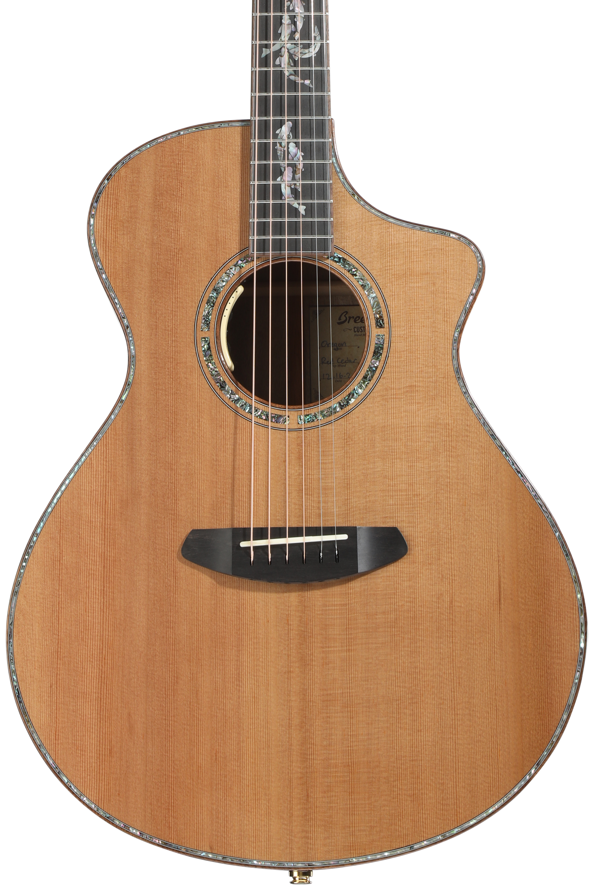 Breedlove Oregon Concert CE Red Cedar/Myrtlewood Acoustic-electric ...