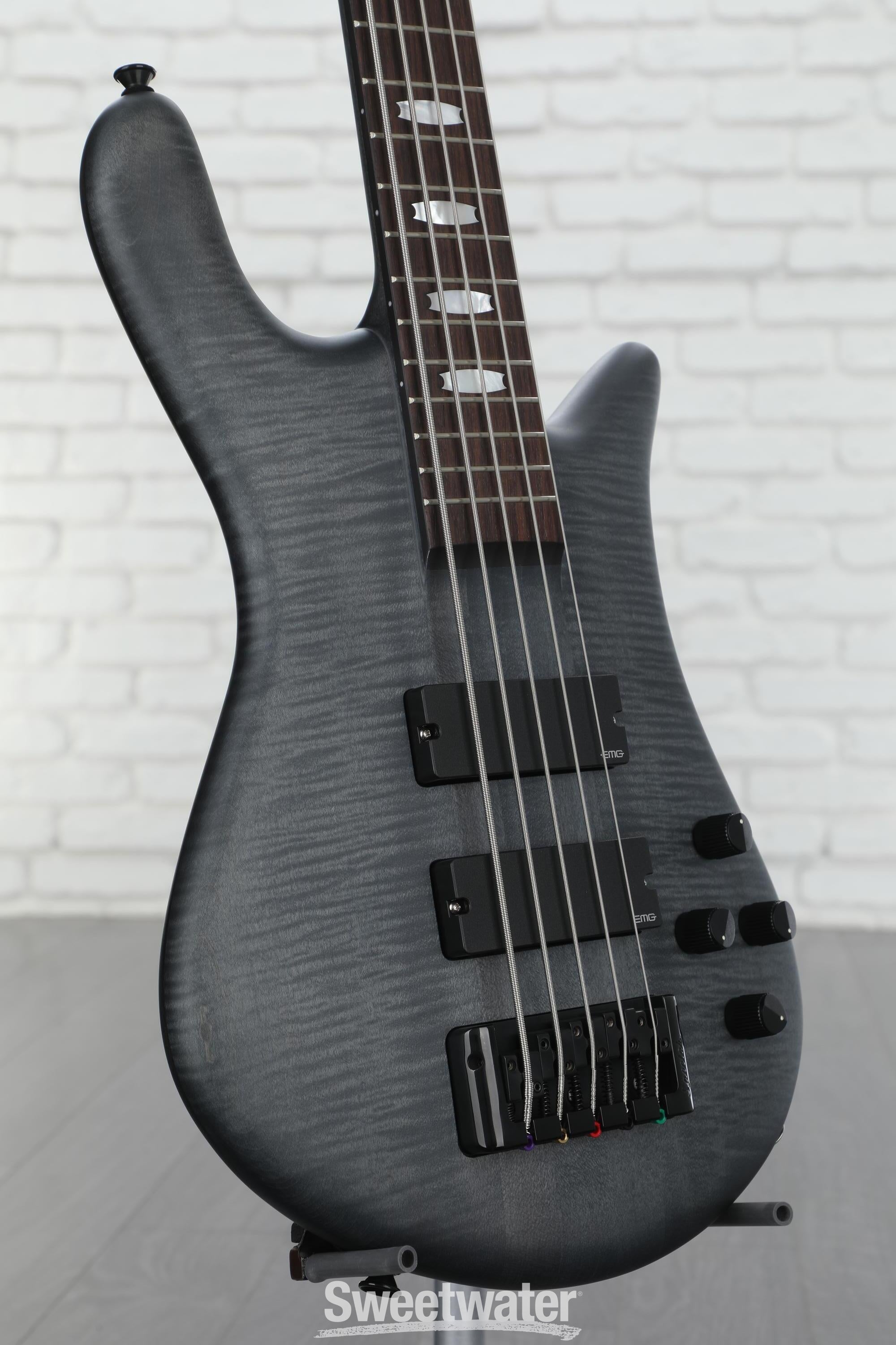 Spector Euro 5 LX Electric Bass Guitar - Black Stain | Sweetwater