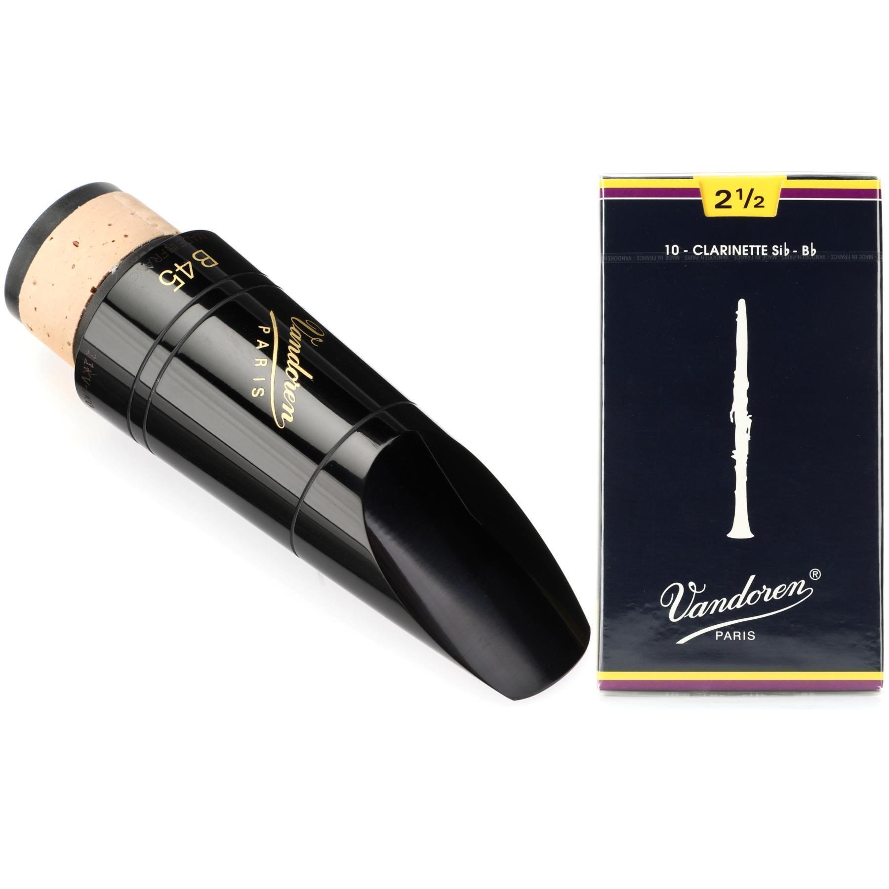 Vandoren CM308 B45 Series Bb Clarinet Mouthpiece with 2.5 Traditional ...