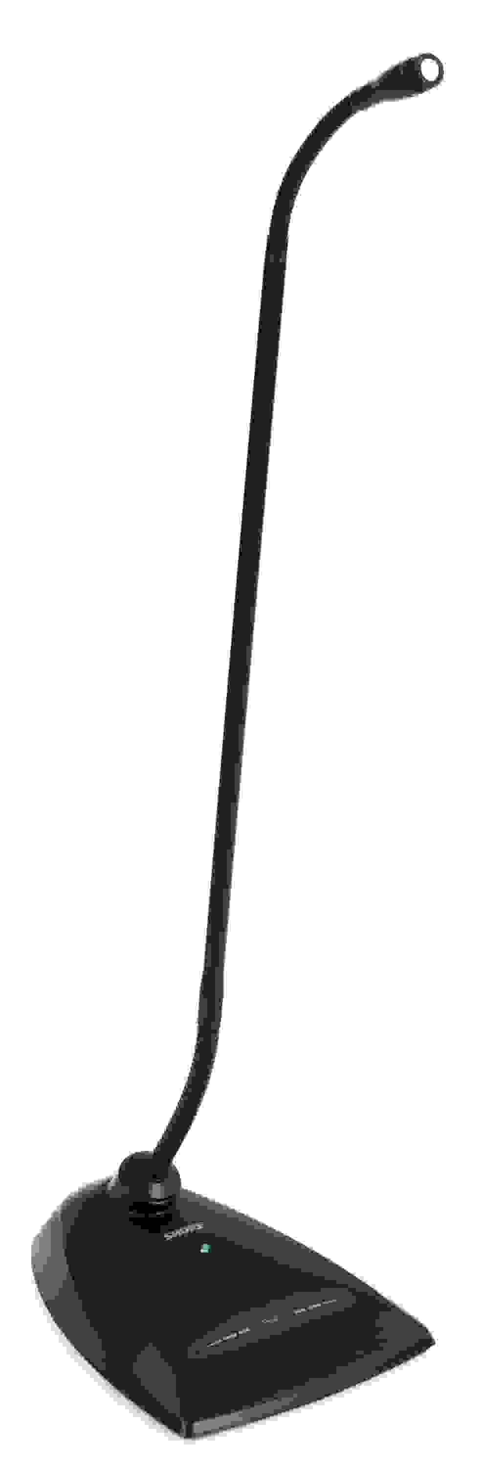 Shure MX418D/C 18 inch Cardioid Gooseneck Microphone with Desktop Base and Preamp | Sweetwater