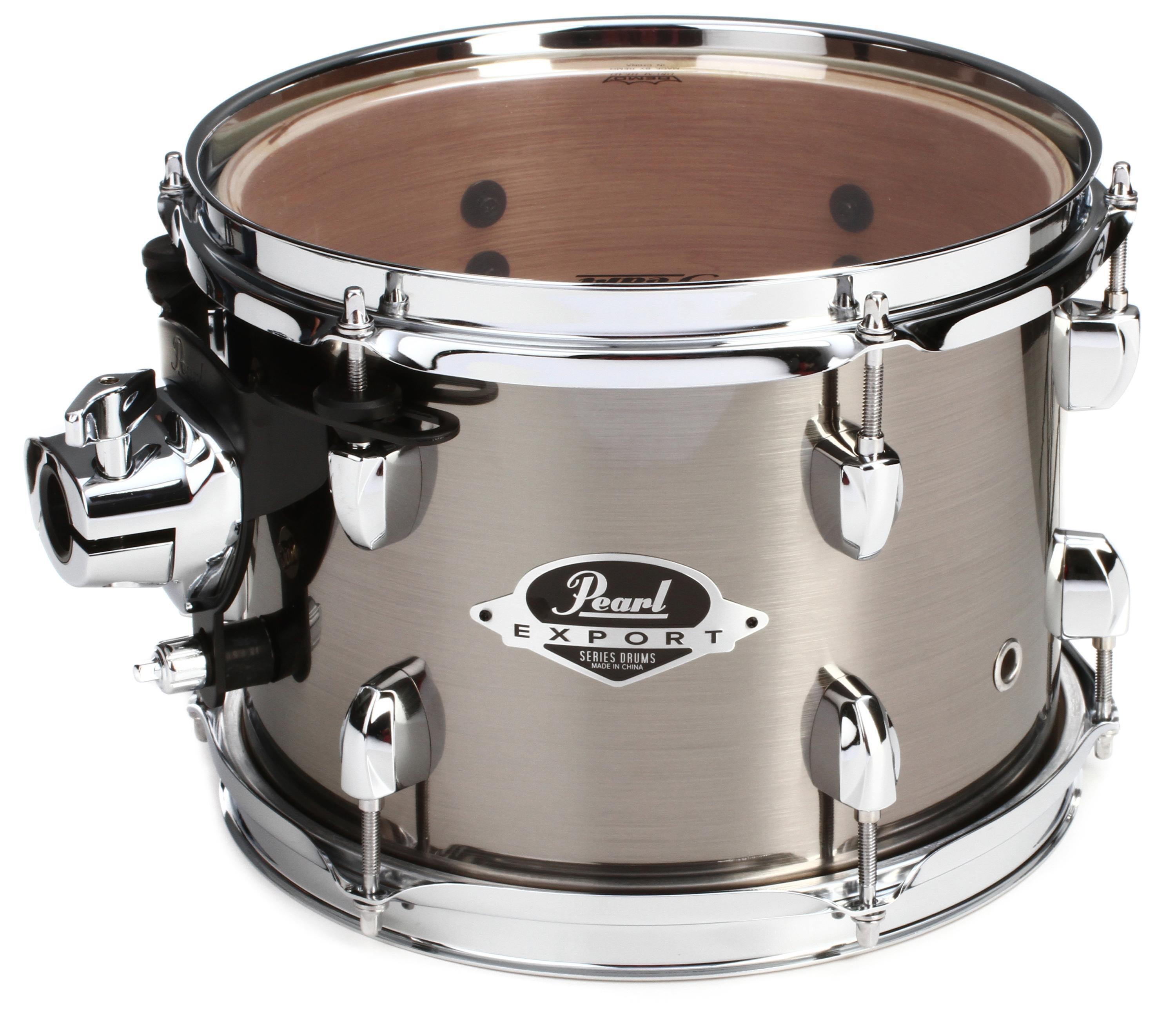 Pearl Export EXX Mounted Tom Add-on Pack - 10 x 7 inch - Smokey Chrome ...