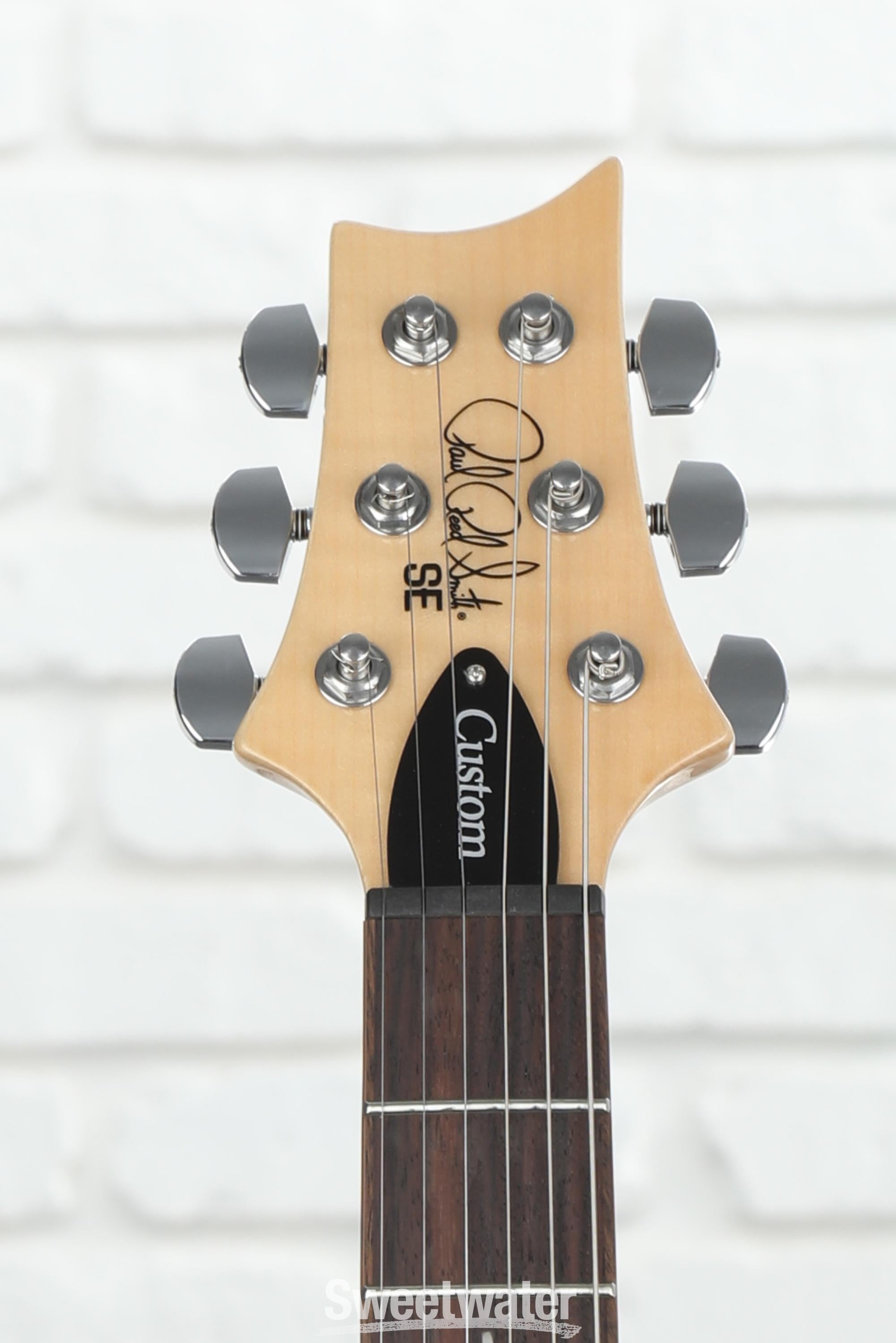 PRS SE Custom 24 Left-handed Electric Guitar - Turquoise | Sweetwater