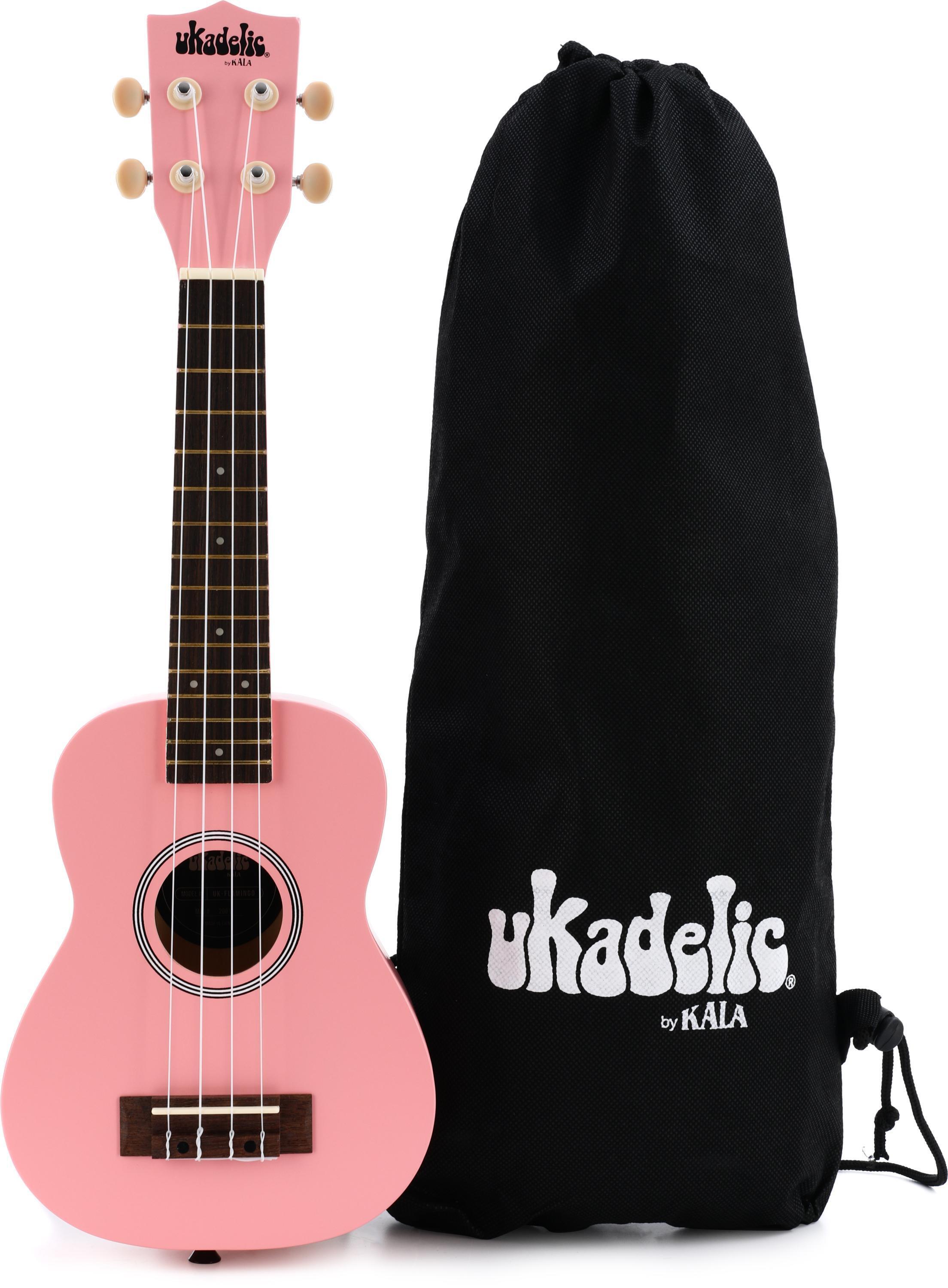 Kala Ukadelic Soprano Ukulele - Flamingo | Sweetwater