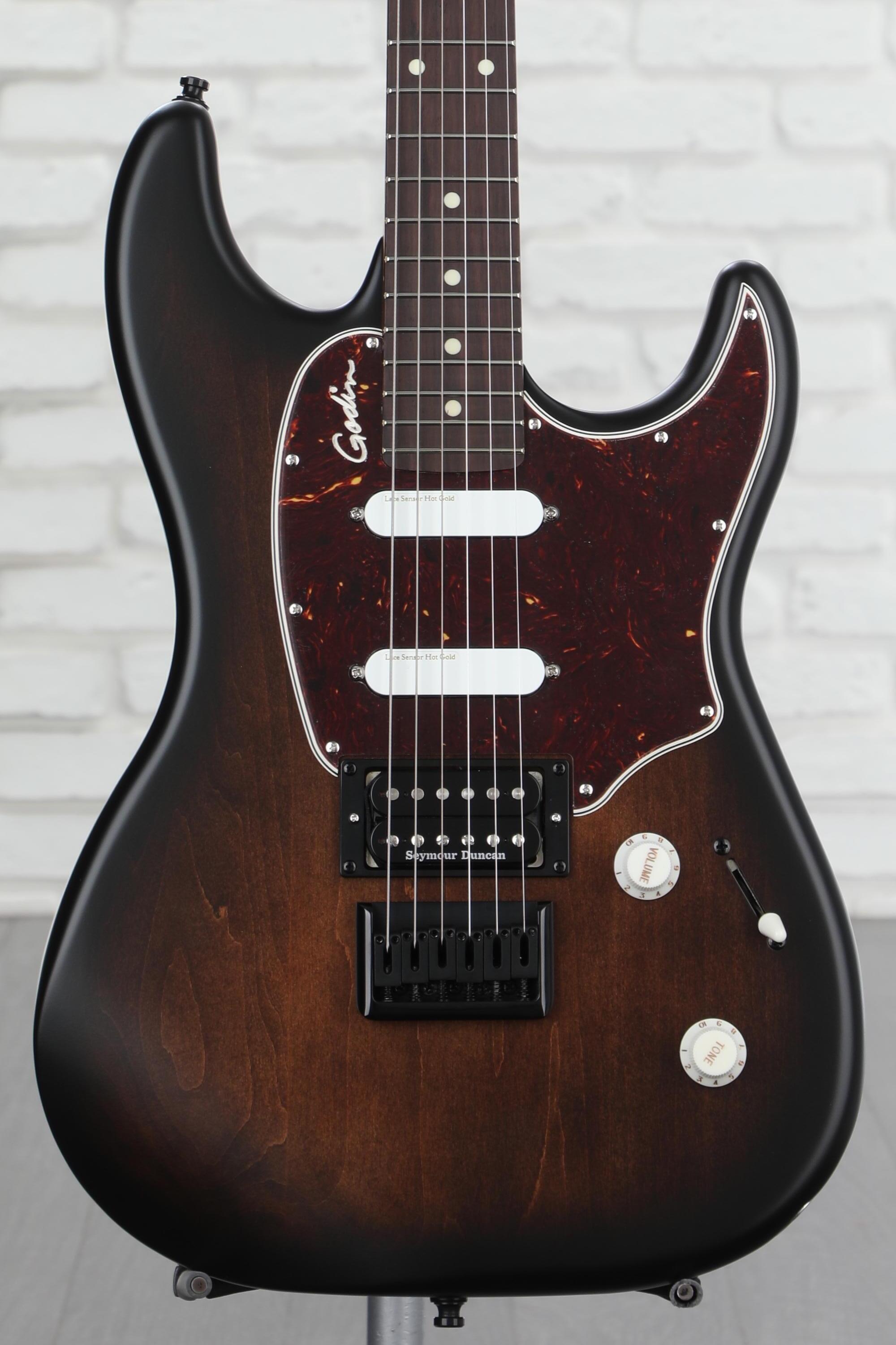 Godin Session R-HT Pro Electric Guitar - Bourbon Burst | Sweetwater